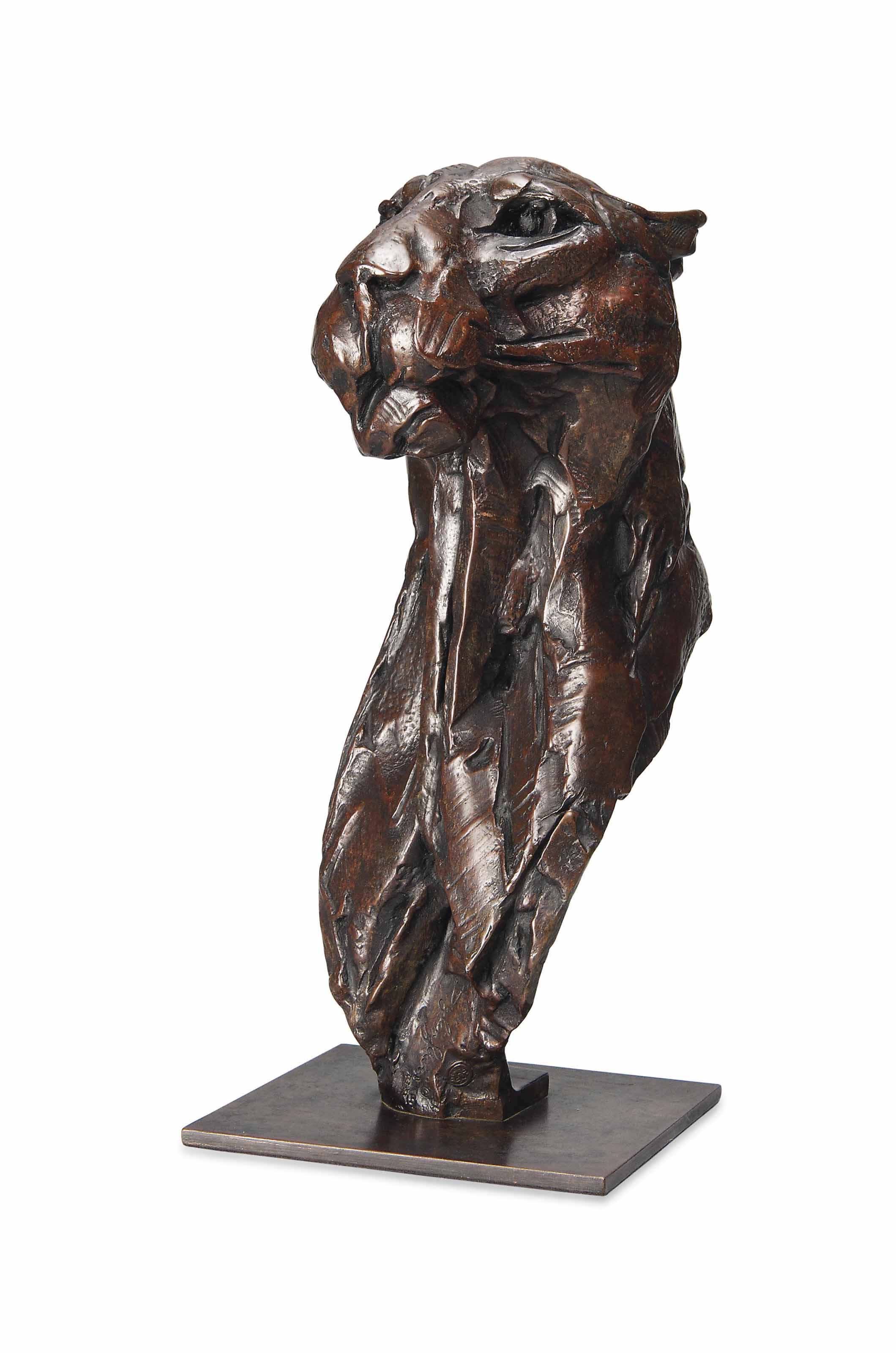 Leopard Head III, maquette by Dylan Lewis | Art.Salon