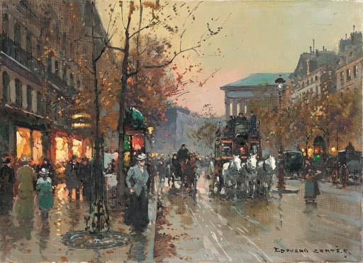 Boulevard de la Madeleine by Edouard Cortes | Art.Salon