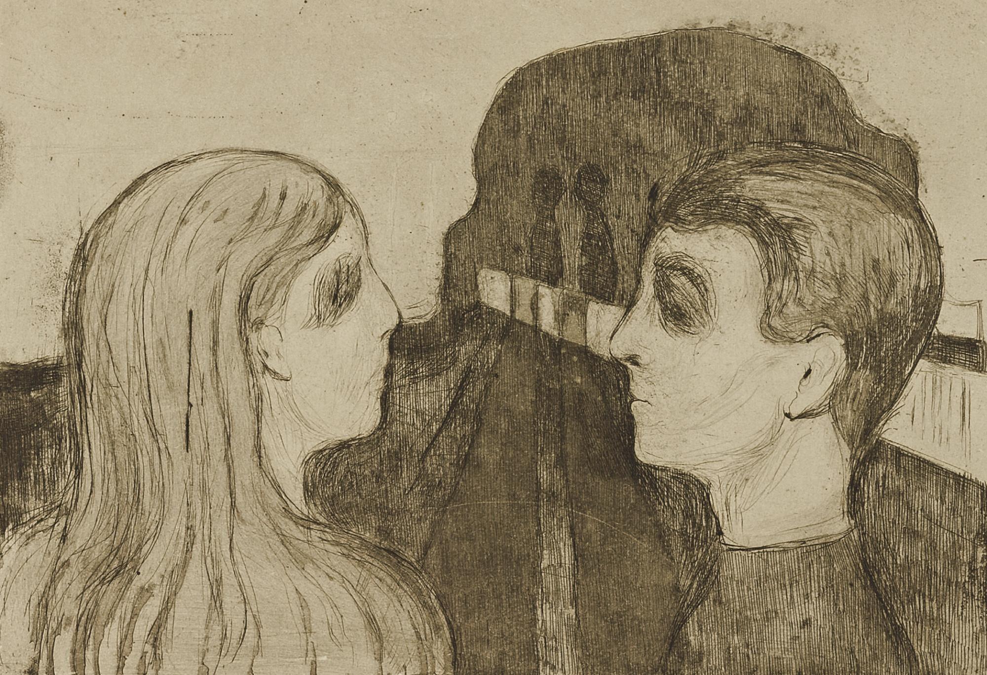 Attraction Ii (W. 20; S. 18) by Edvard Munch | Art.Salon