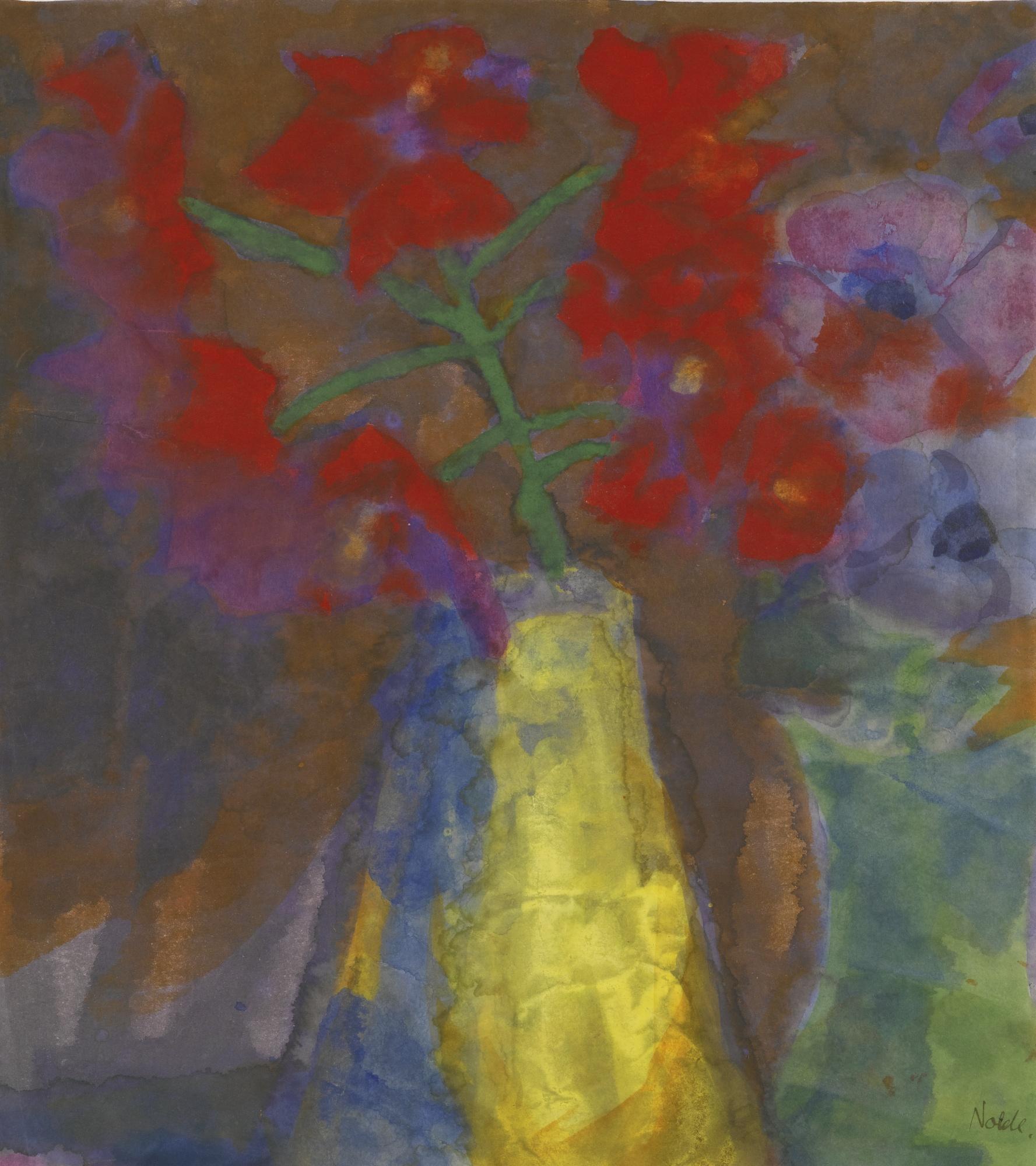 Rote Rispe (Red Panicle) by Emil Nolde | Art.Salon