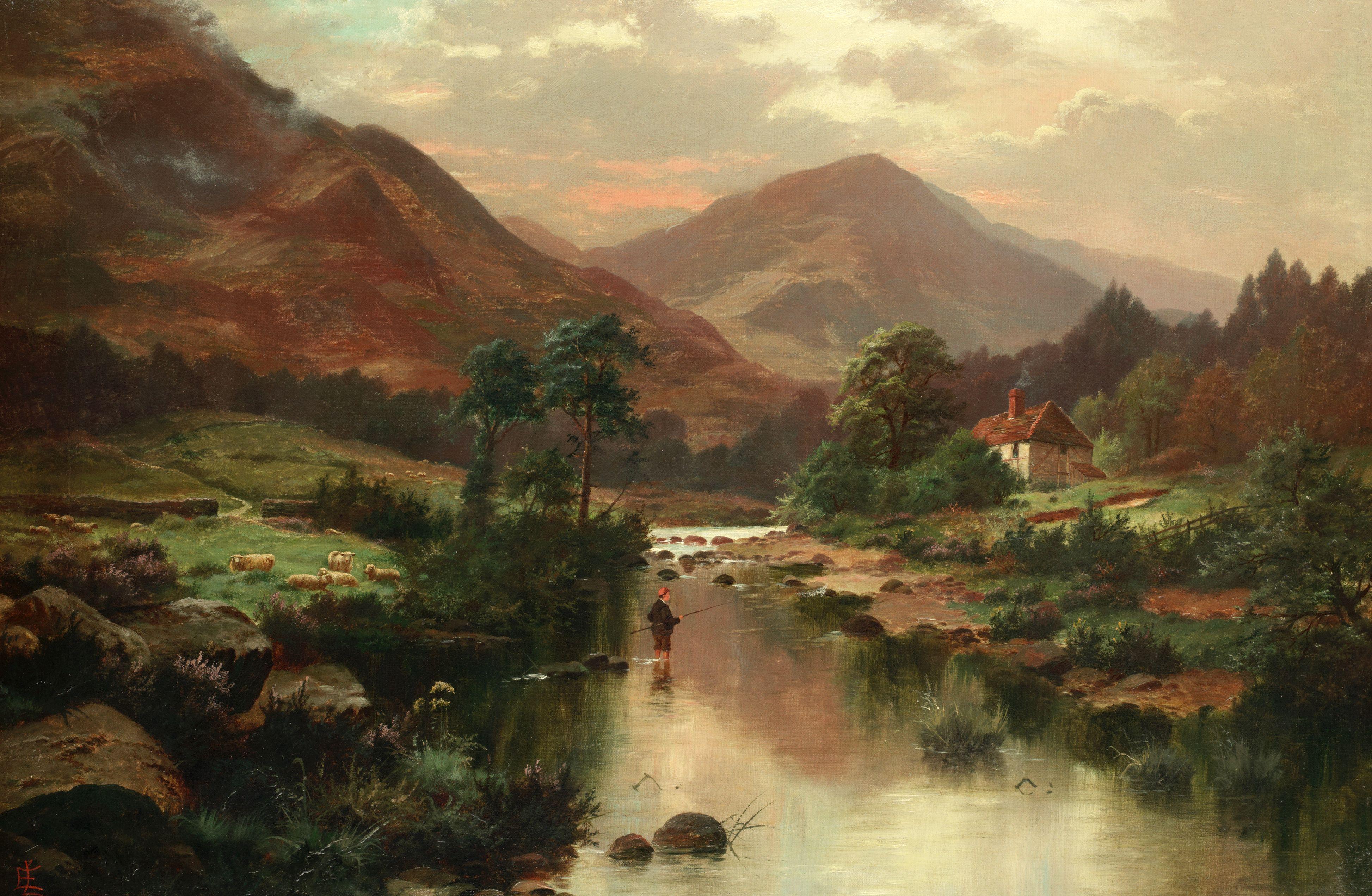 River landscape by Ernest Longstaffe | Art.Salon