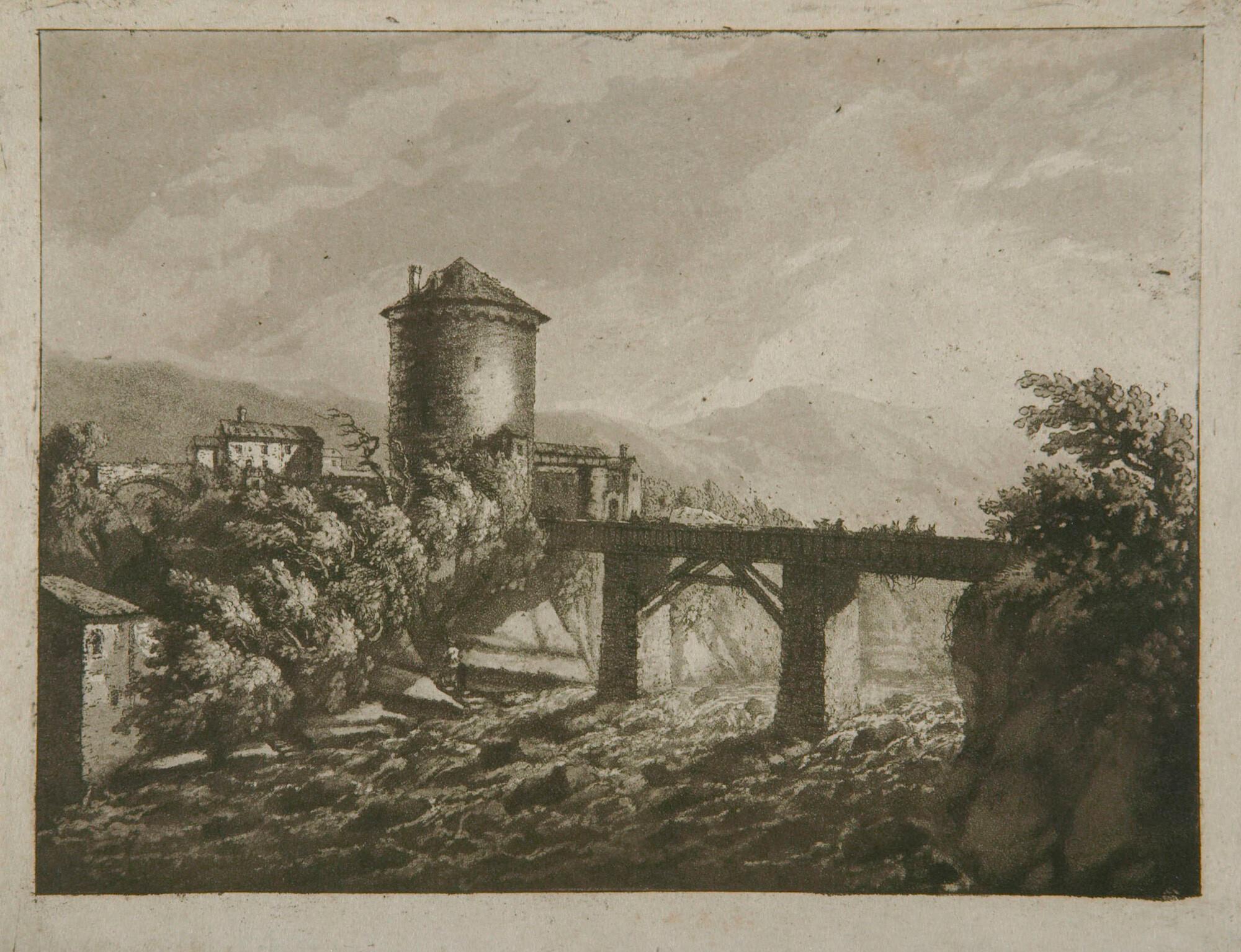 Folge von 12 Bll.: Ansichten aus Tirol. by Ferdinand Runk | Art.Salon