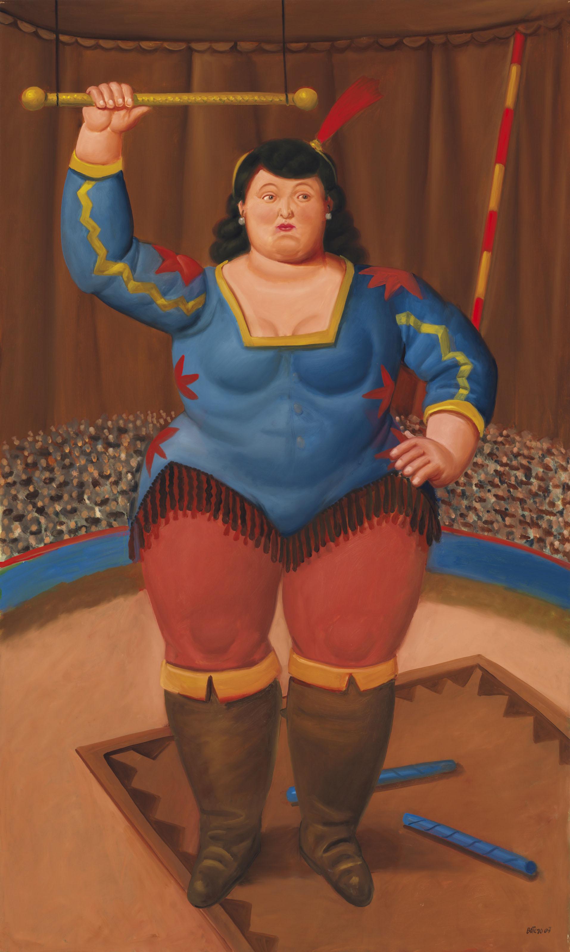 Circus Woman by Fernando Botero | Art.Salon