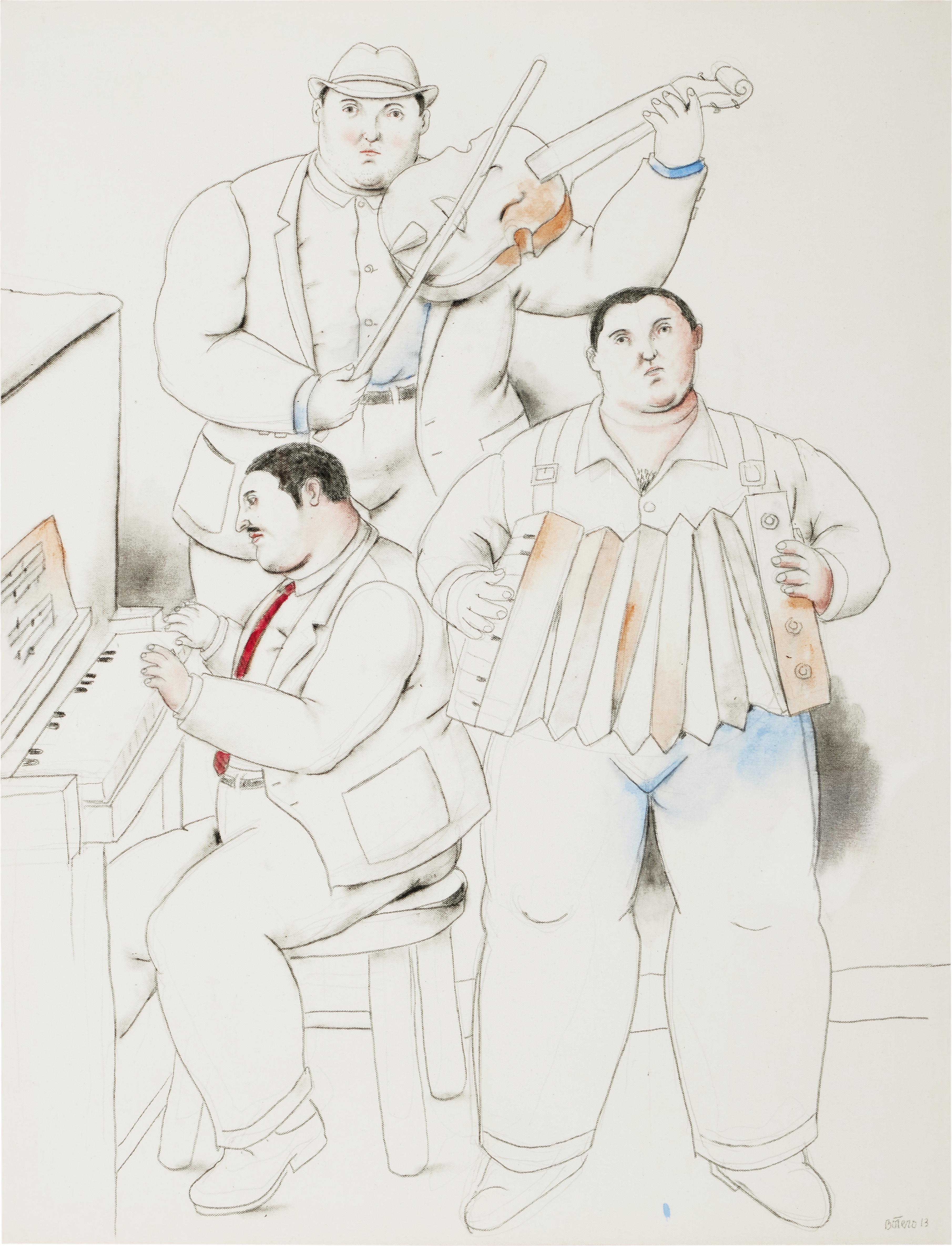 The Musicians by Fernando Botero | Art.Salon