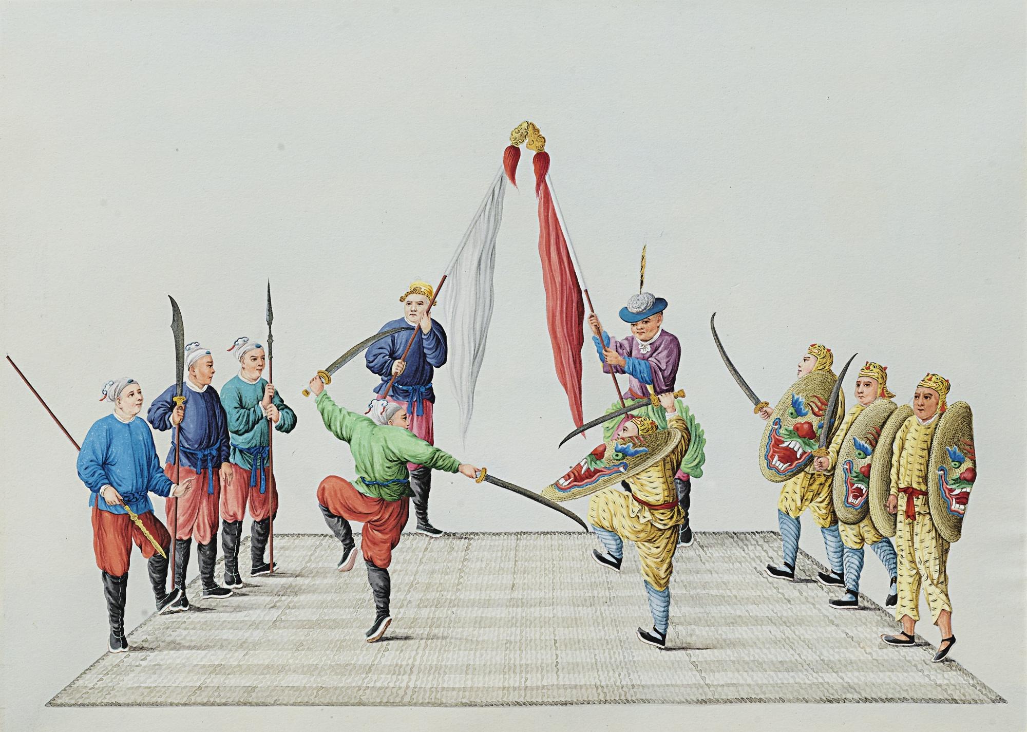 Fighting The Rattan-Armoured Troops | Art.Salon