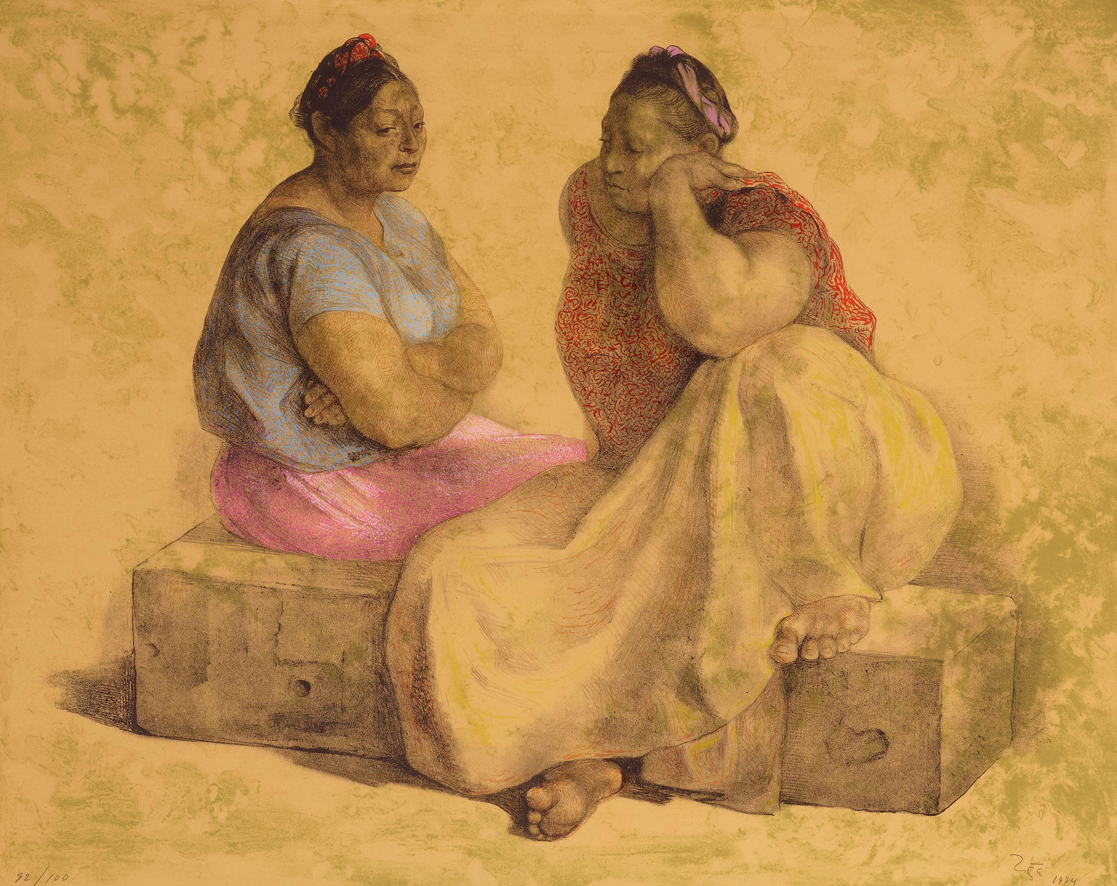 A Francisco Zuniga lithograph, 1974 by Francisco Zuniga | Art.Salon