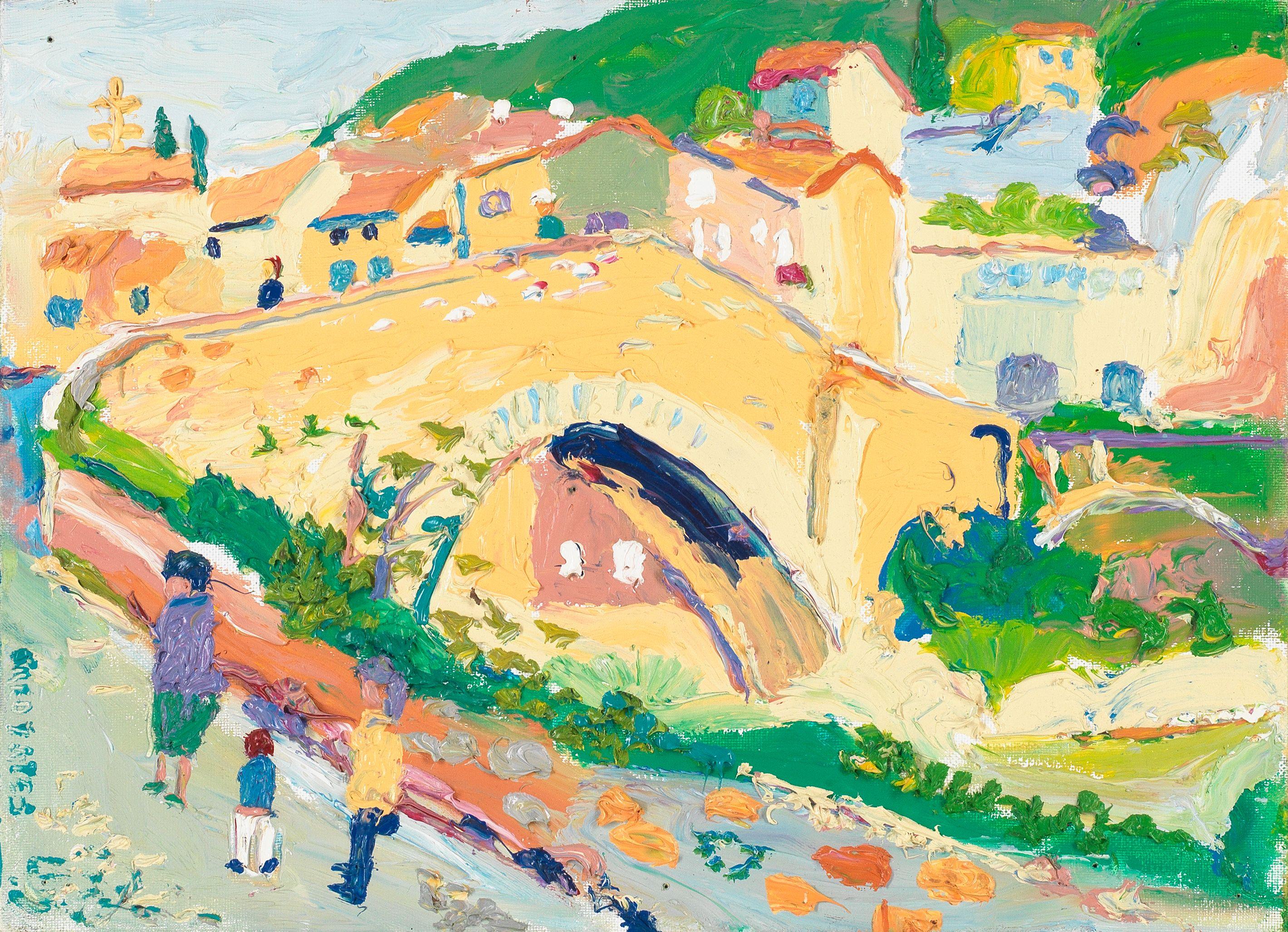 Roman Bridge, Nyons by Fred Yates | Art.Salon