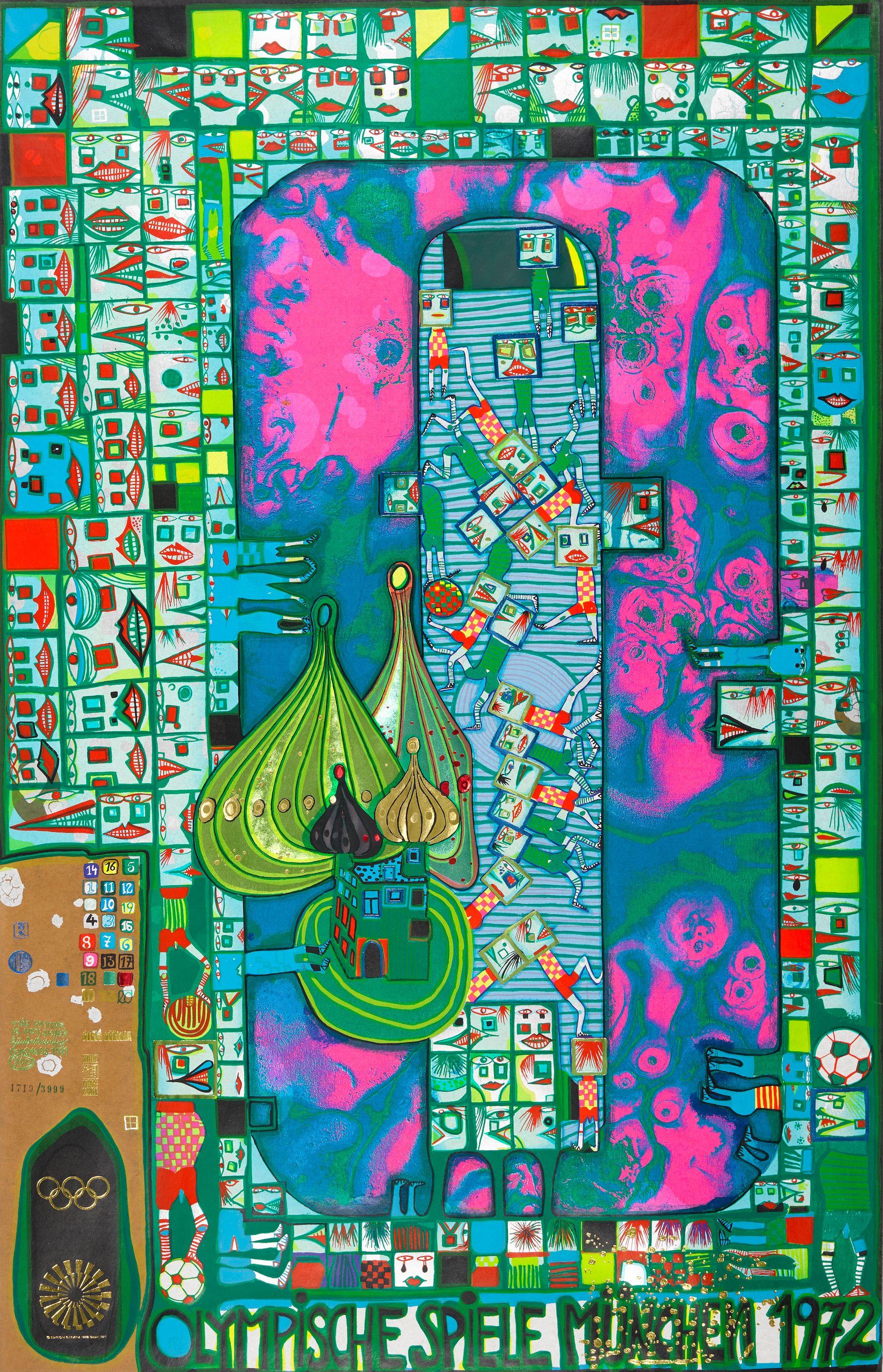 Olympic Games Munich by Friedensreich Hundertwasser | Art.Salon