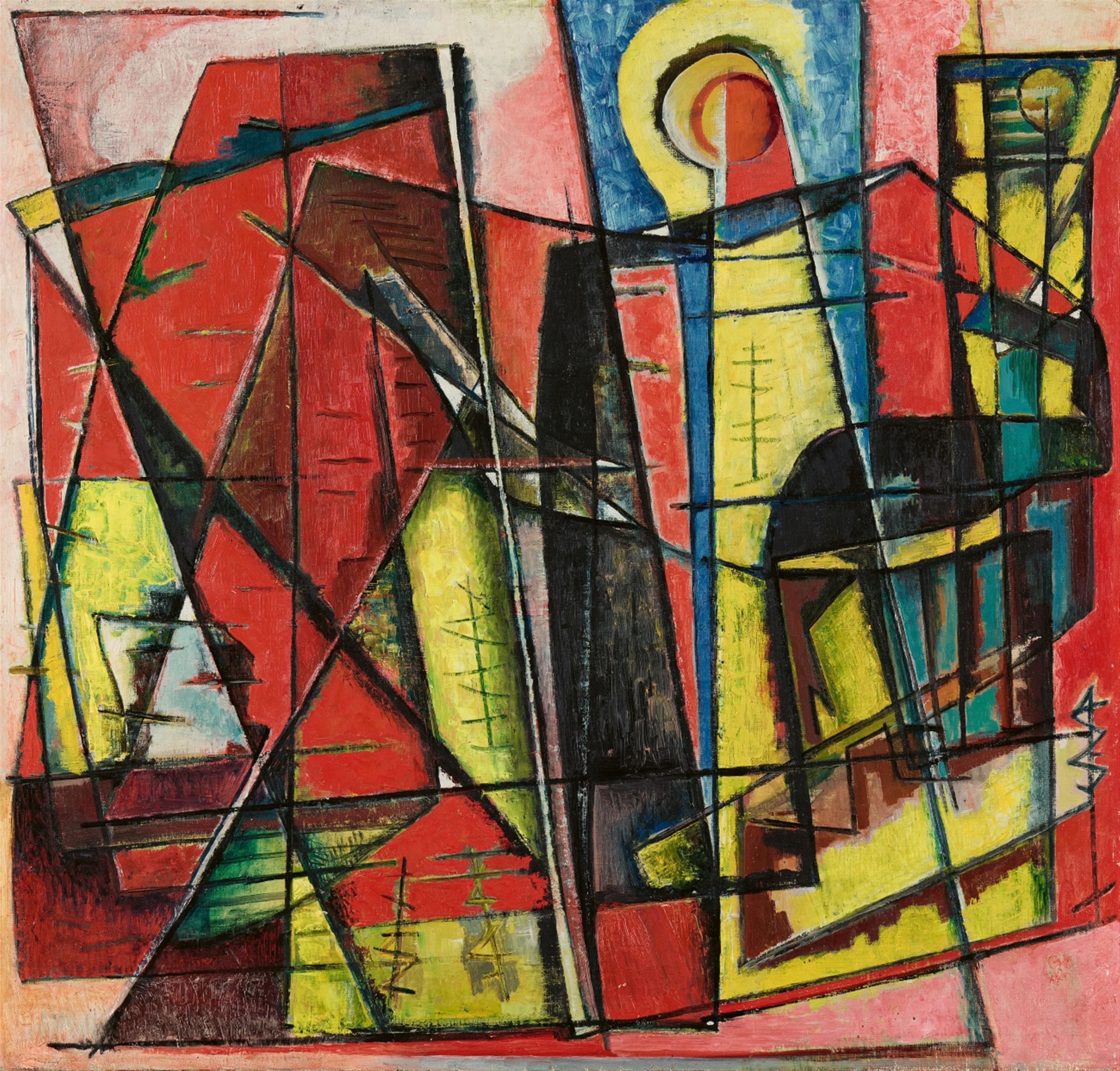 Roter Berg (Der rote Berg) by Georg Meistermann | Art.Salon