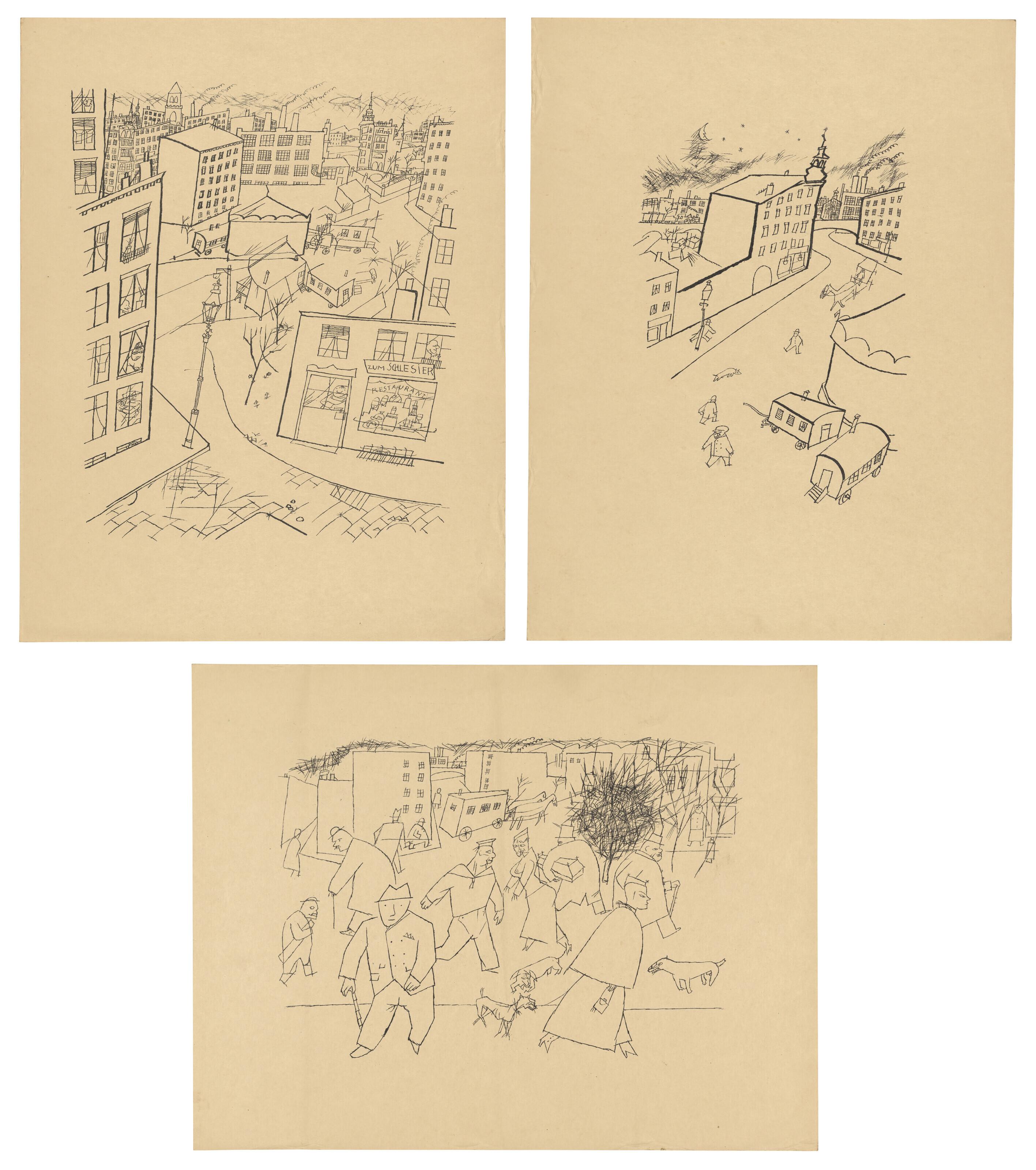 Eight Plates From: Erste George Grosz-Mappe by George Grosz | Art.Salon