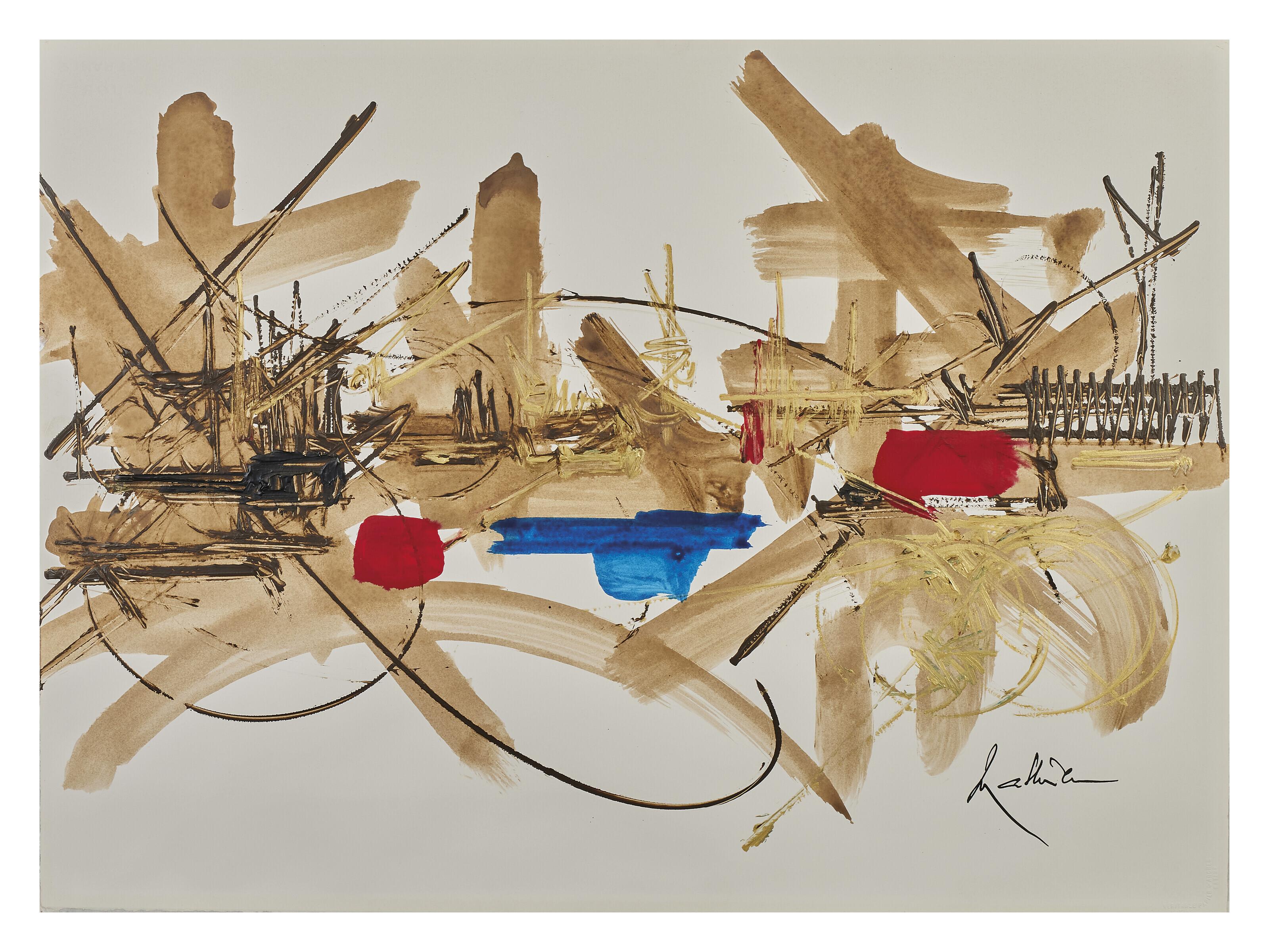 Nuit bannie by Georges Mathieu | Art.Salon