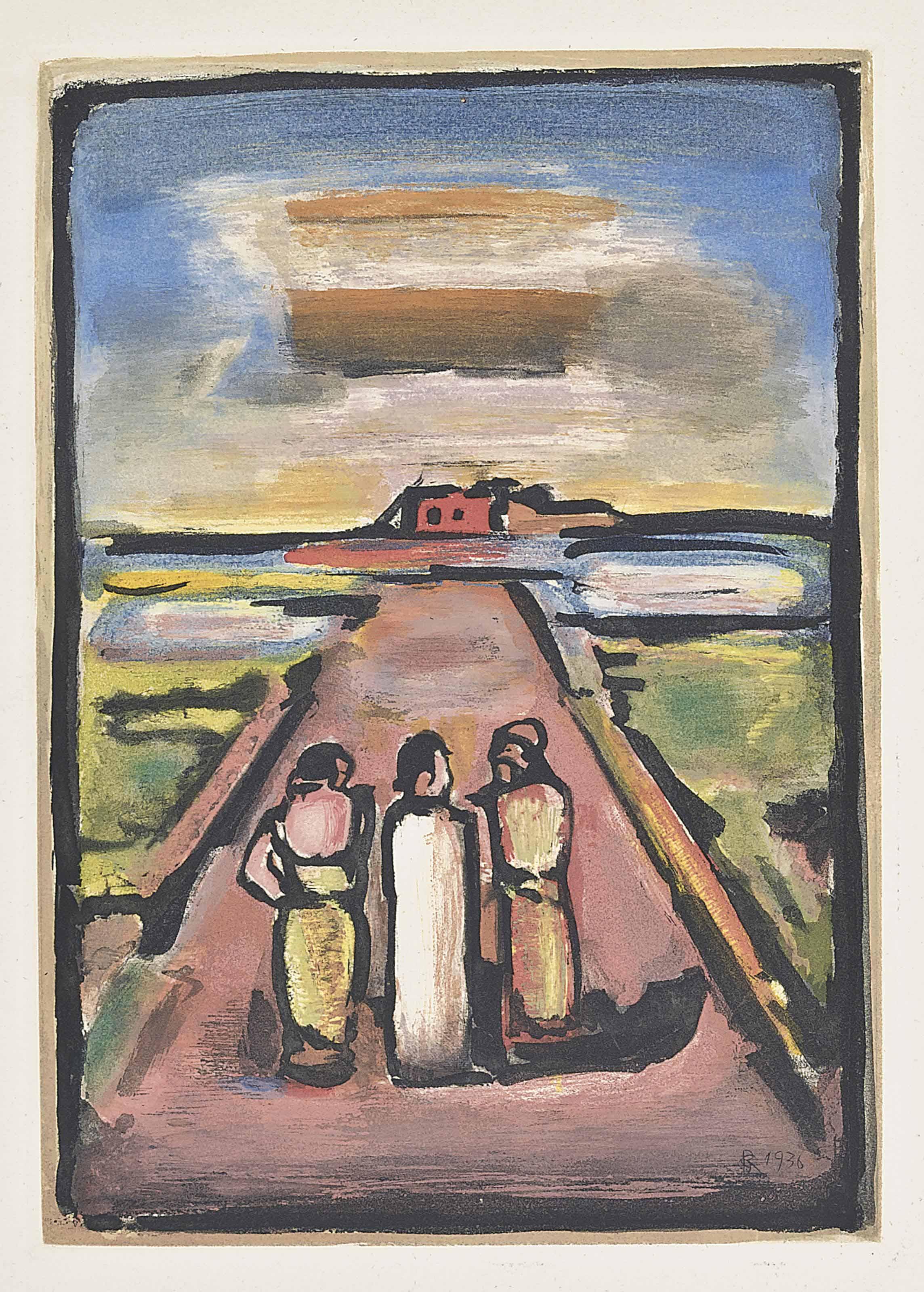 Christ et Disciples, from: The Passion by Georges Rouault | Art.Salon