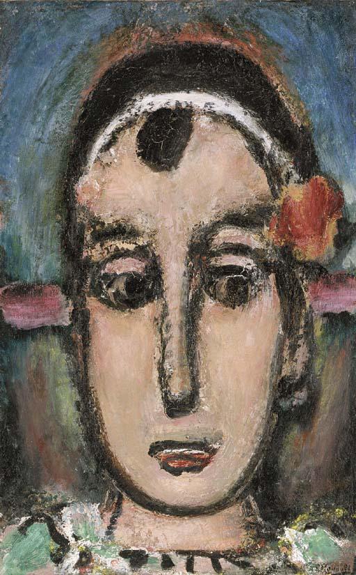 Pierrot by Georges Rouault | Art.Salon