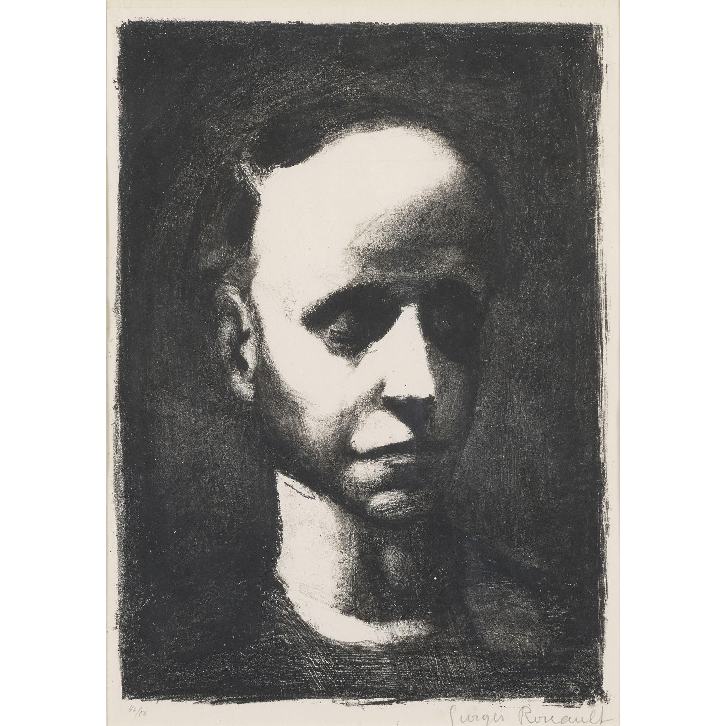 Self Portrait II by Georges Rouault | Art.Salon
