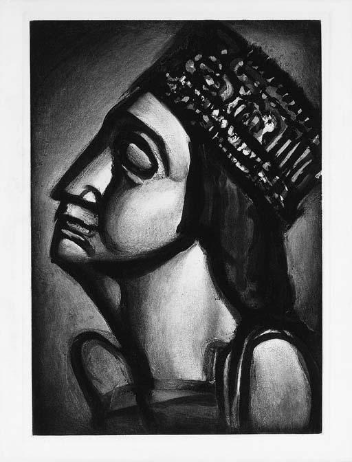 Vierge aux Sept Glaives, from Miserere (C. and R. 106c) by Georges ...