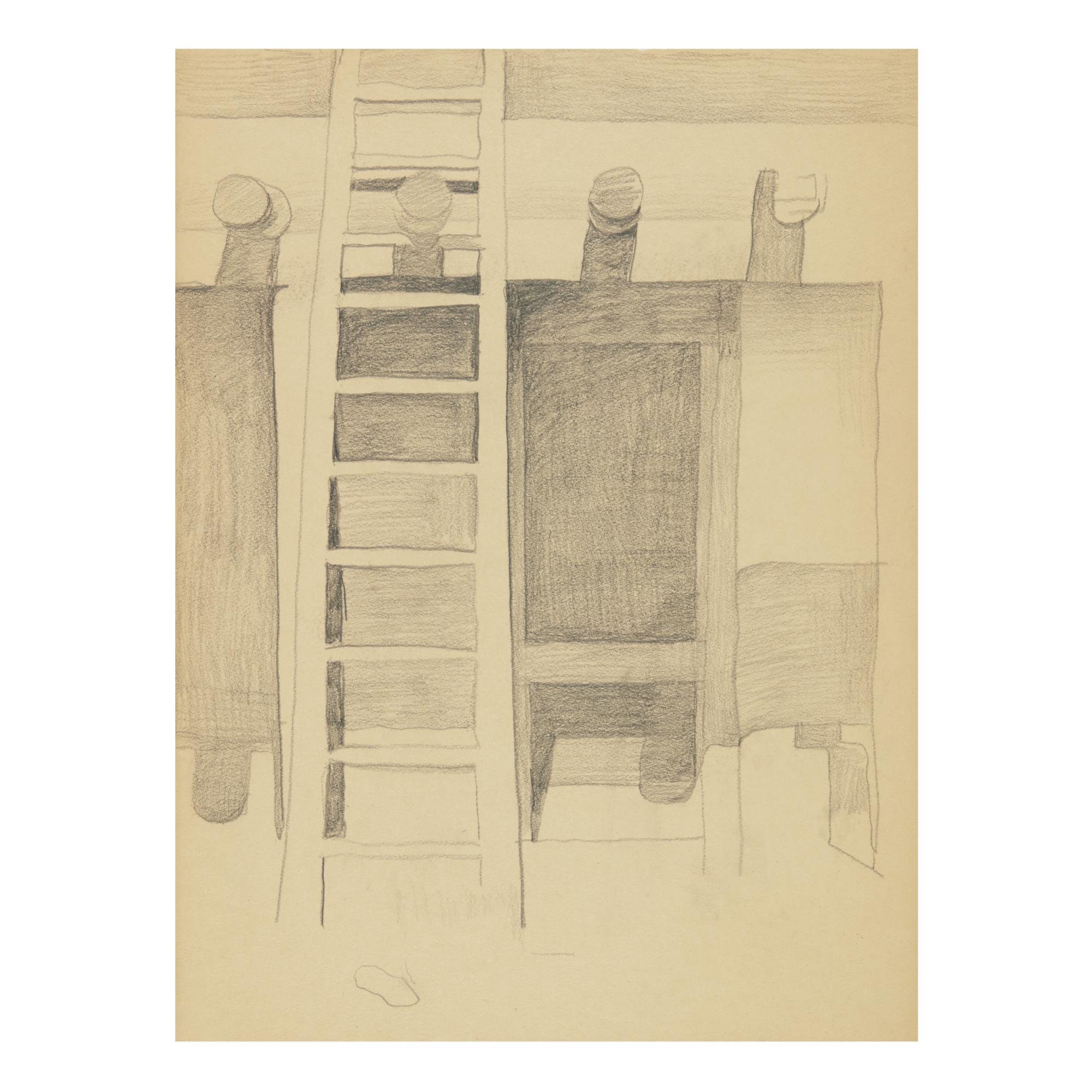 Untitled (Ghost Ranch Patio) by Georgia O'Keeffe | Art.Salon