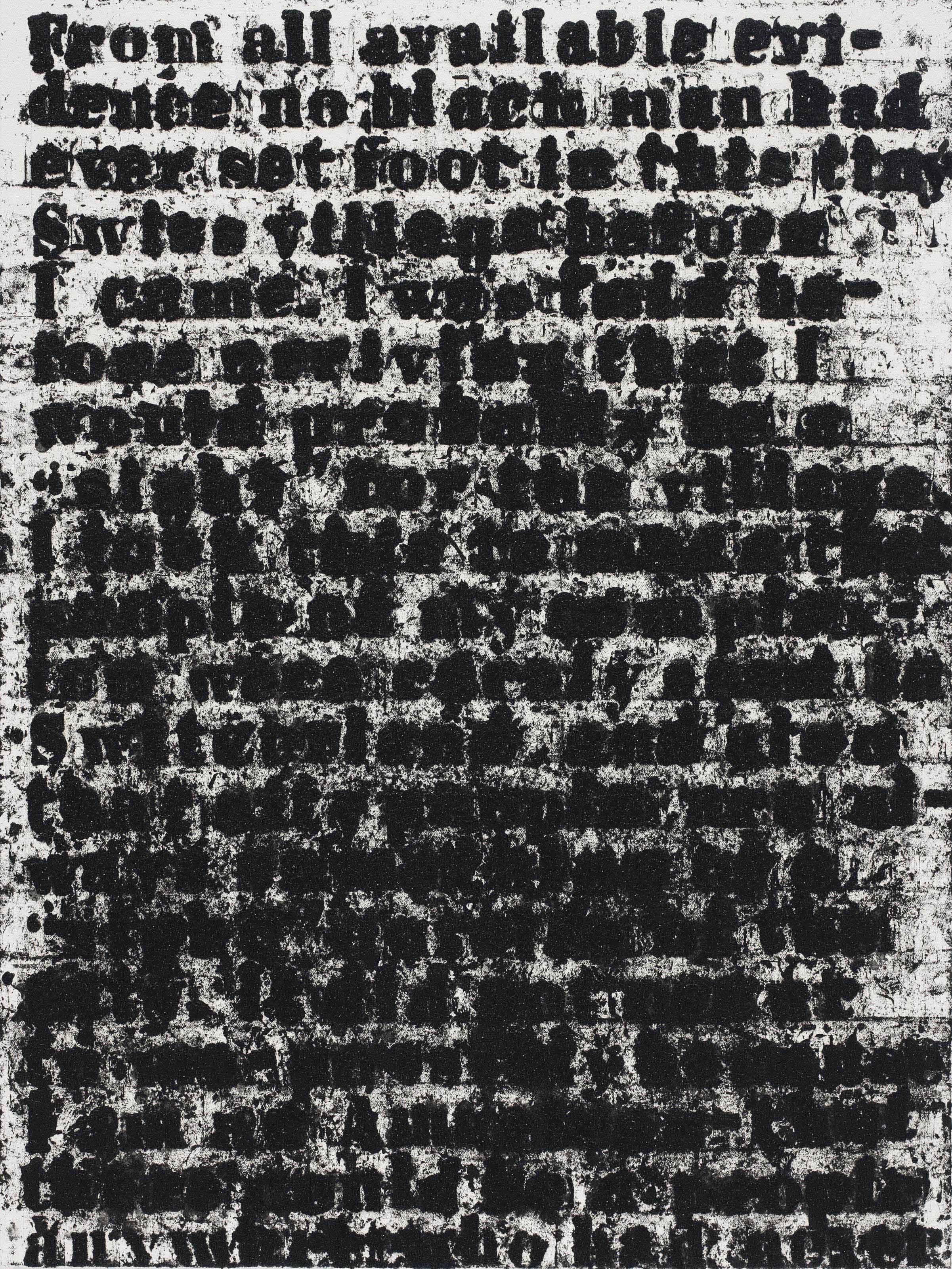 Stranger Study #15 by Glenn Ligon | Art.Salon