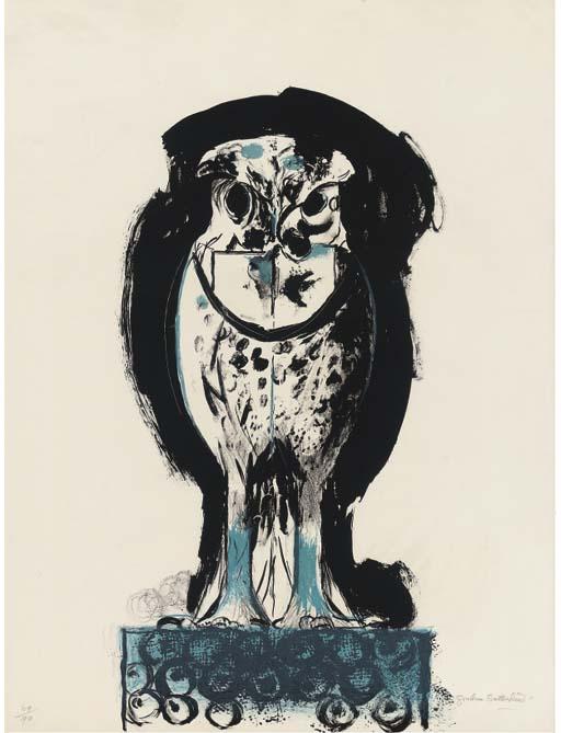 Bird Form (full face), from A Bestiary and some correspondences (T. 104 ...