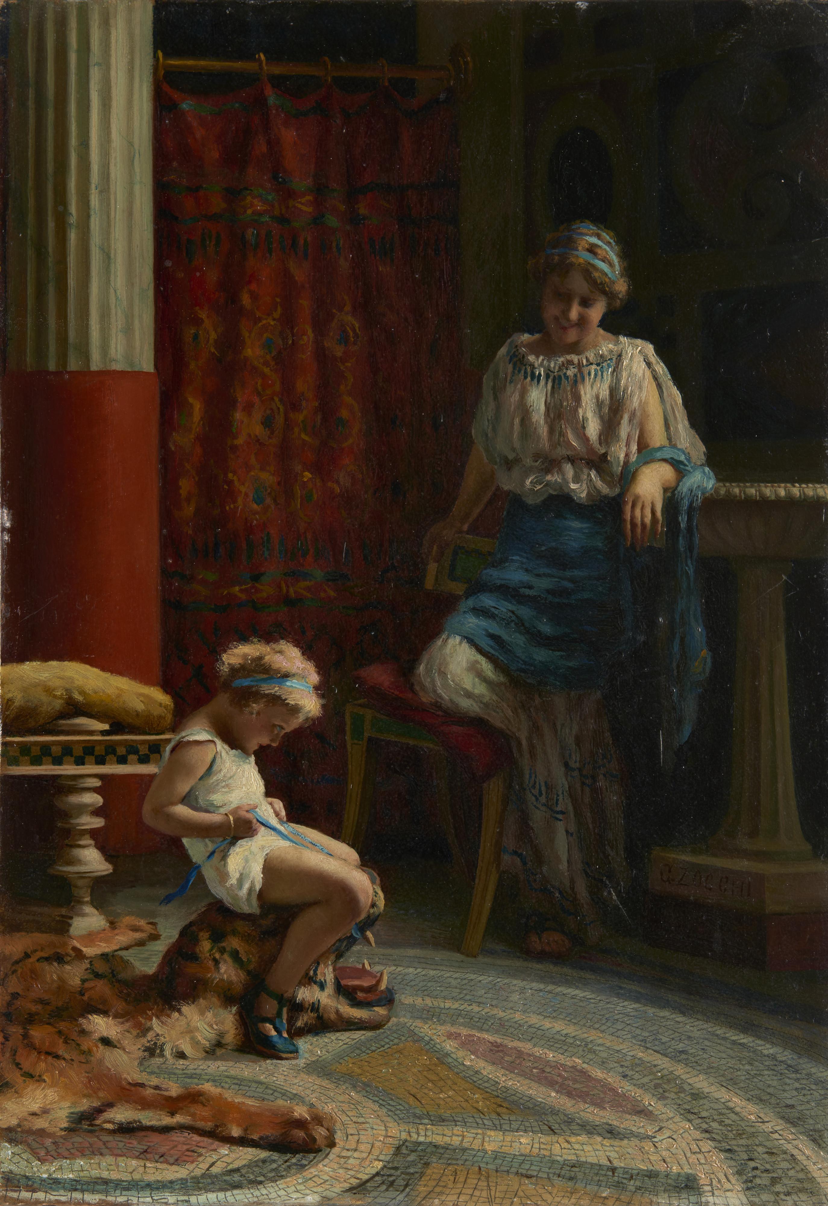 Scena d'interno by Guglielmo Zocchi | Art.Salon