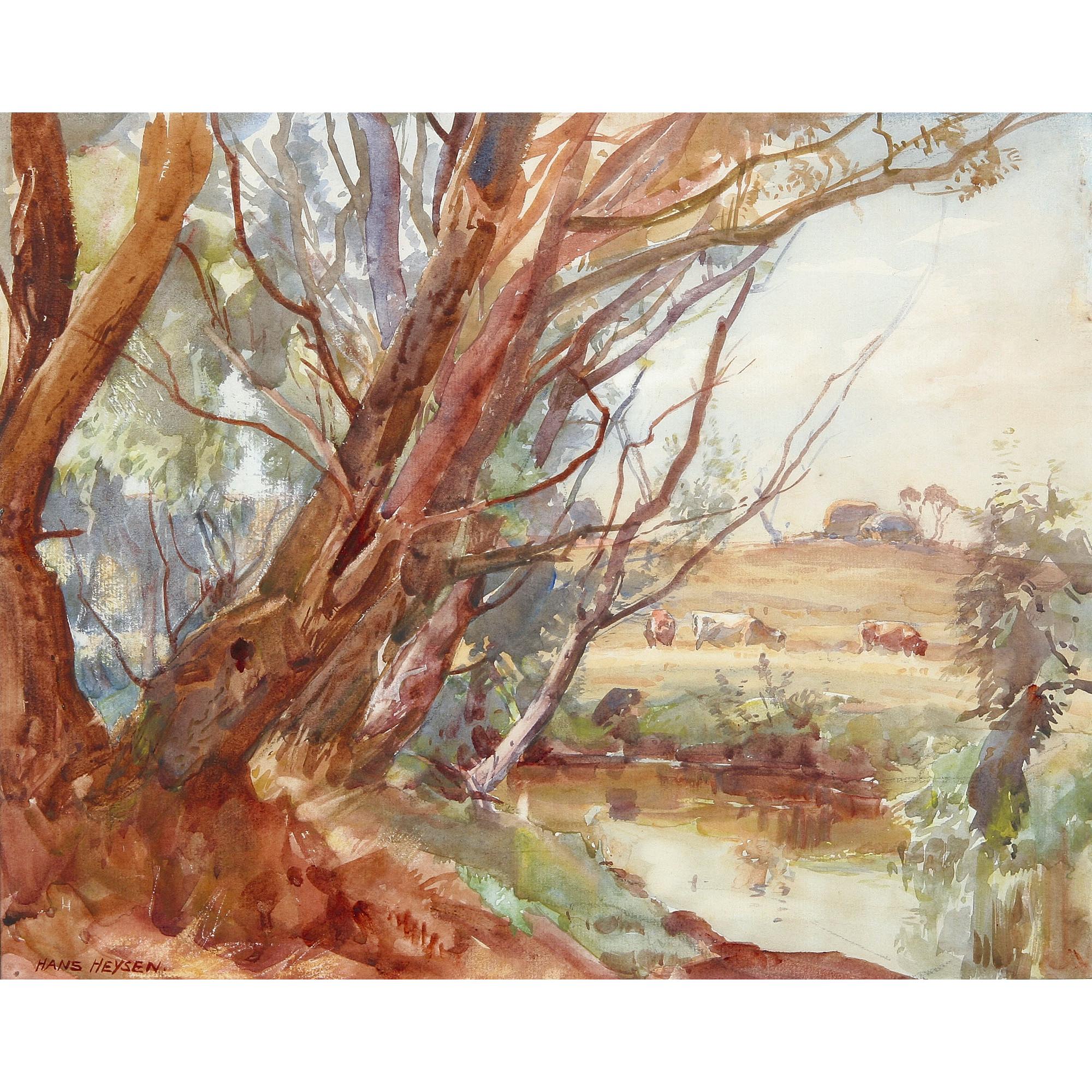 Australian Landscape by Hans Heysen | Art.Salon