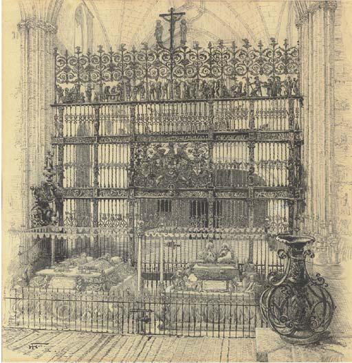 Sepulchers of Ferdinand and Isabella and Philip and Joanna in the Royal ...