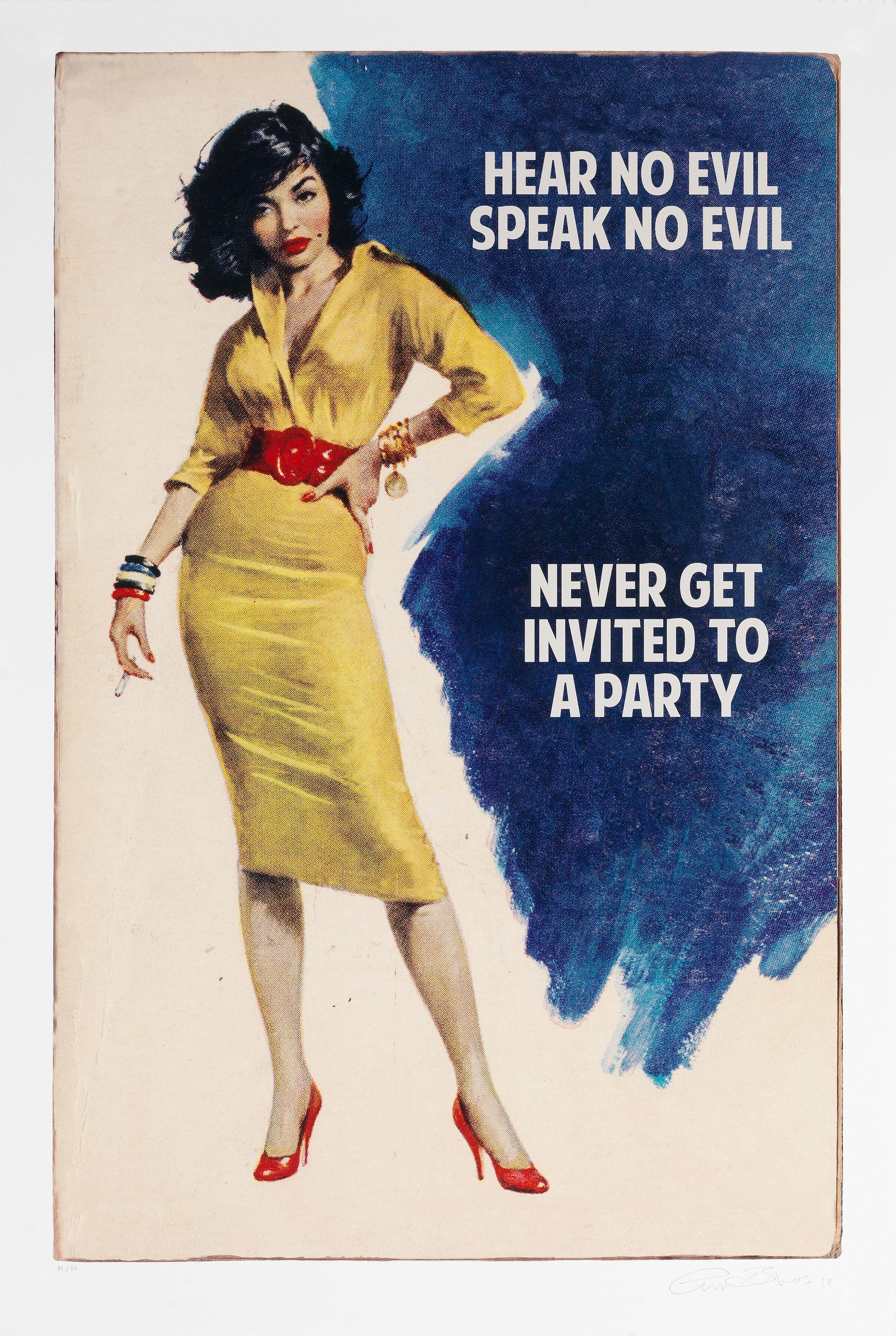 Hear No Evil Speak No Evil Never Get Invited to a Party | Art.Salon