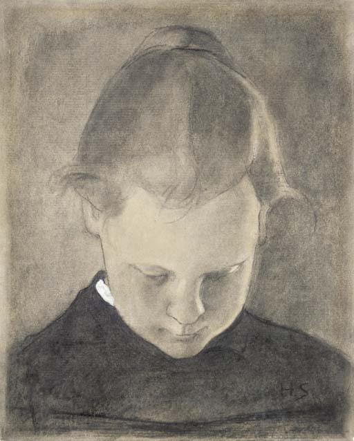 The reading girl (Läsande flicka) by Helene Schjerfbeck | Art.Salon