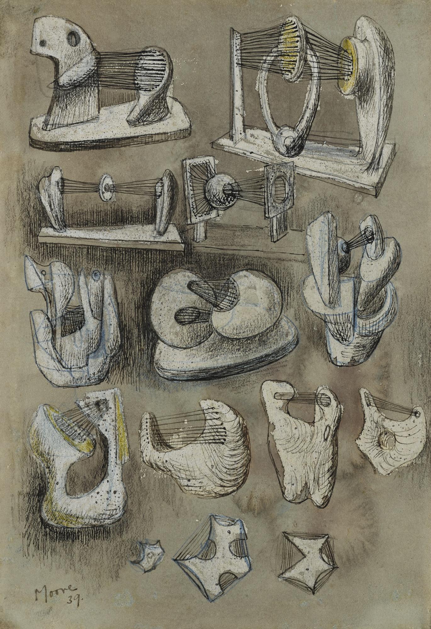 Fourteen Ideas For Sculpture by Henry Moore | Art.Salon