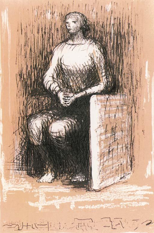 Seated Figures by Henry Moore | Art.Salon