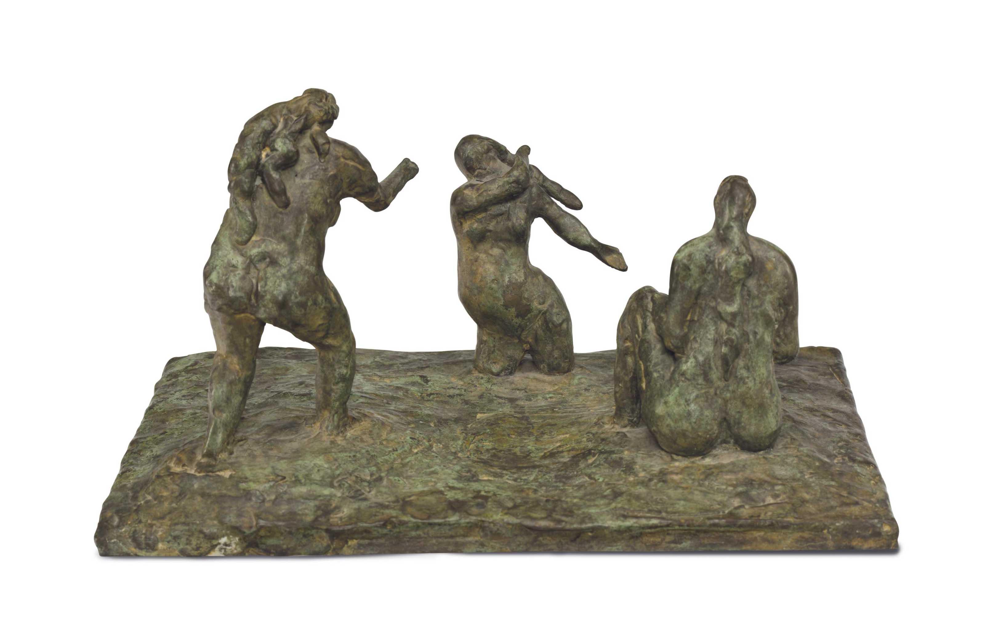 Three Bathers, after Cézanne by Henry Moore | Art.Salon