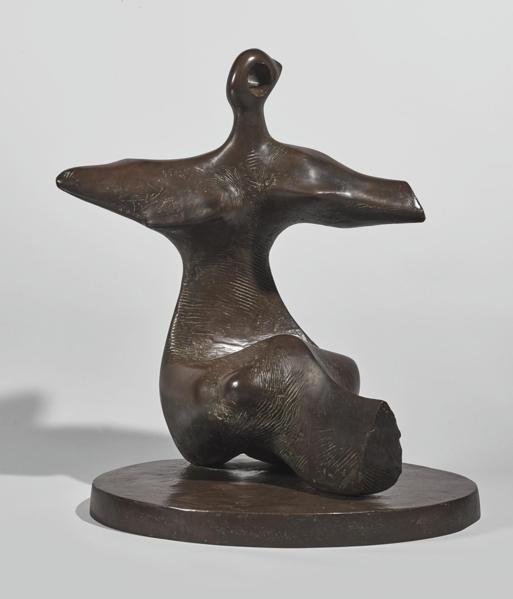 Working Model For Seated Figure: Arms Outstretched by Henry Moore | Art ...