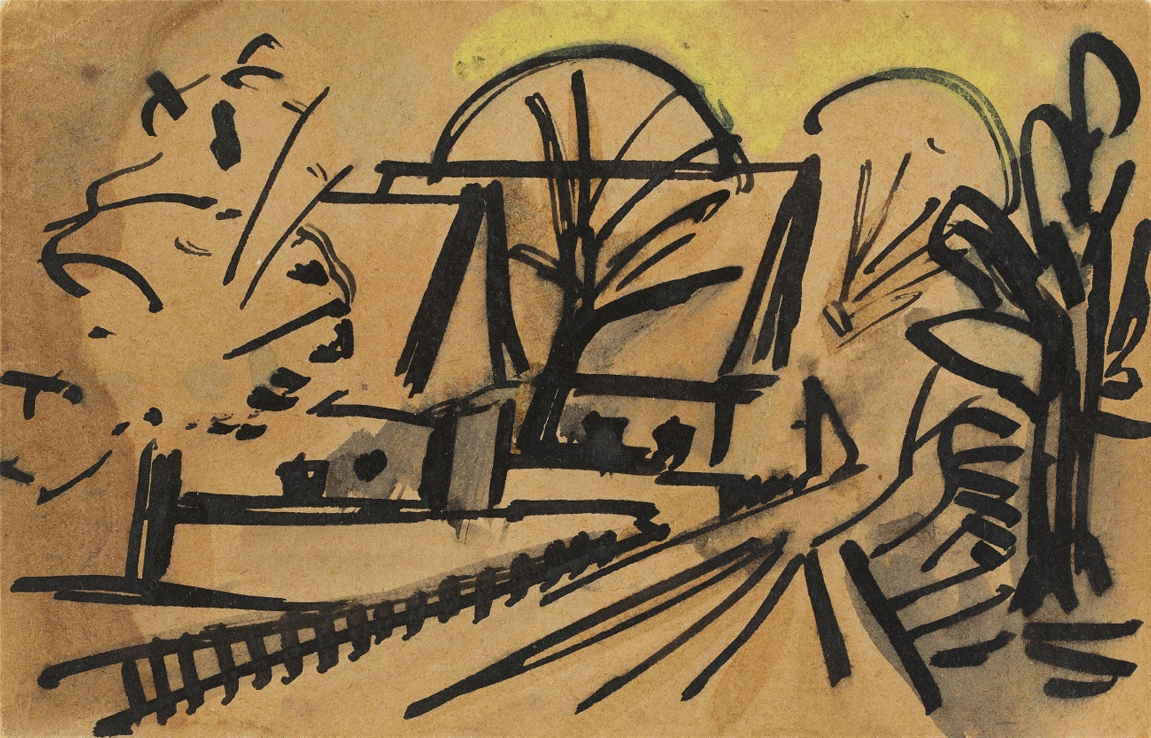 Landschaft by Hermann Max Pechstein | Art.Salon