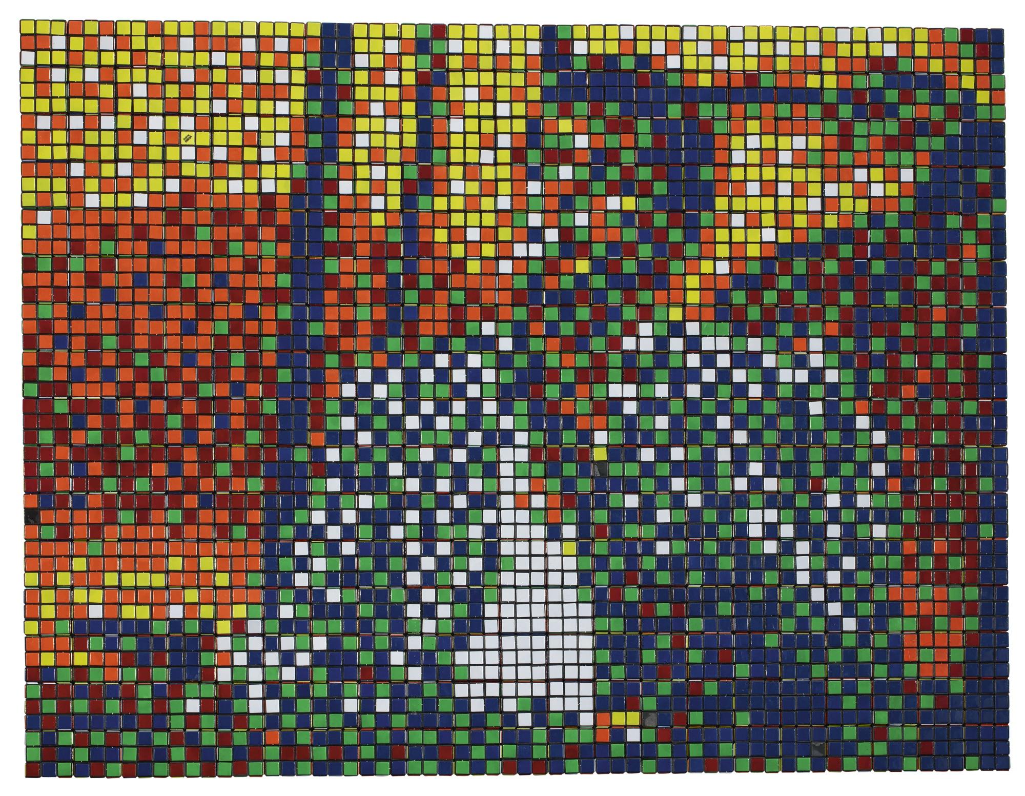 Rubik Scarface Palms by Invader | Art.Salon