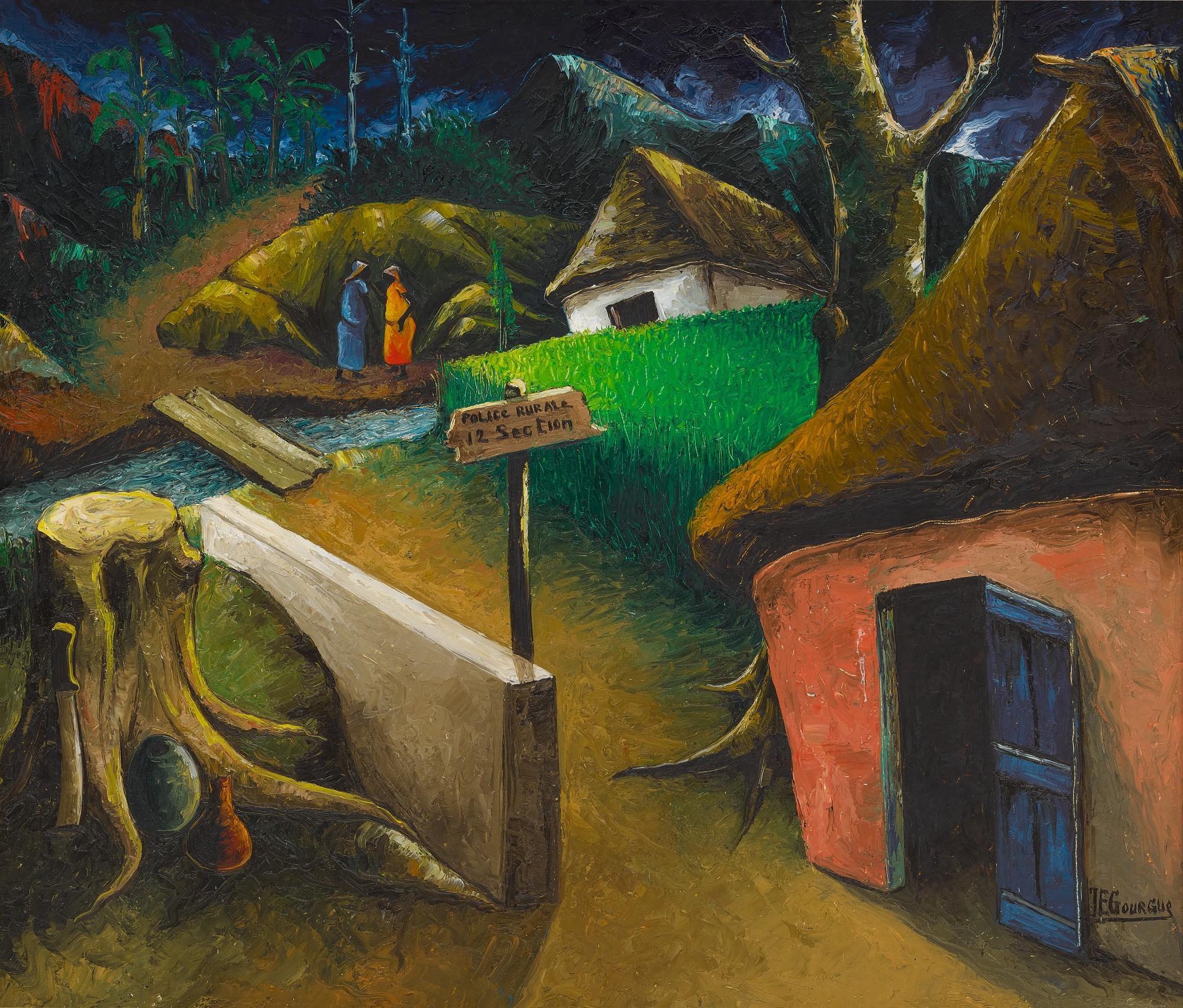 A Twilight Conversation by Jacques Enguerrand Gourgue | Art.Salon