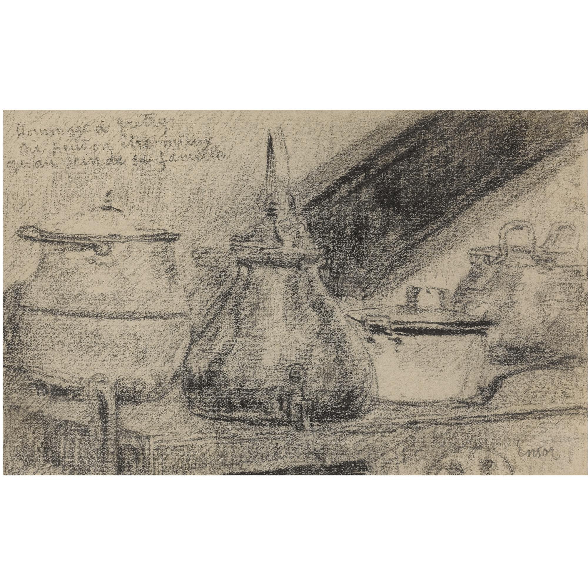 Belgian Nature Morte by James Ensor | Art.Salon