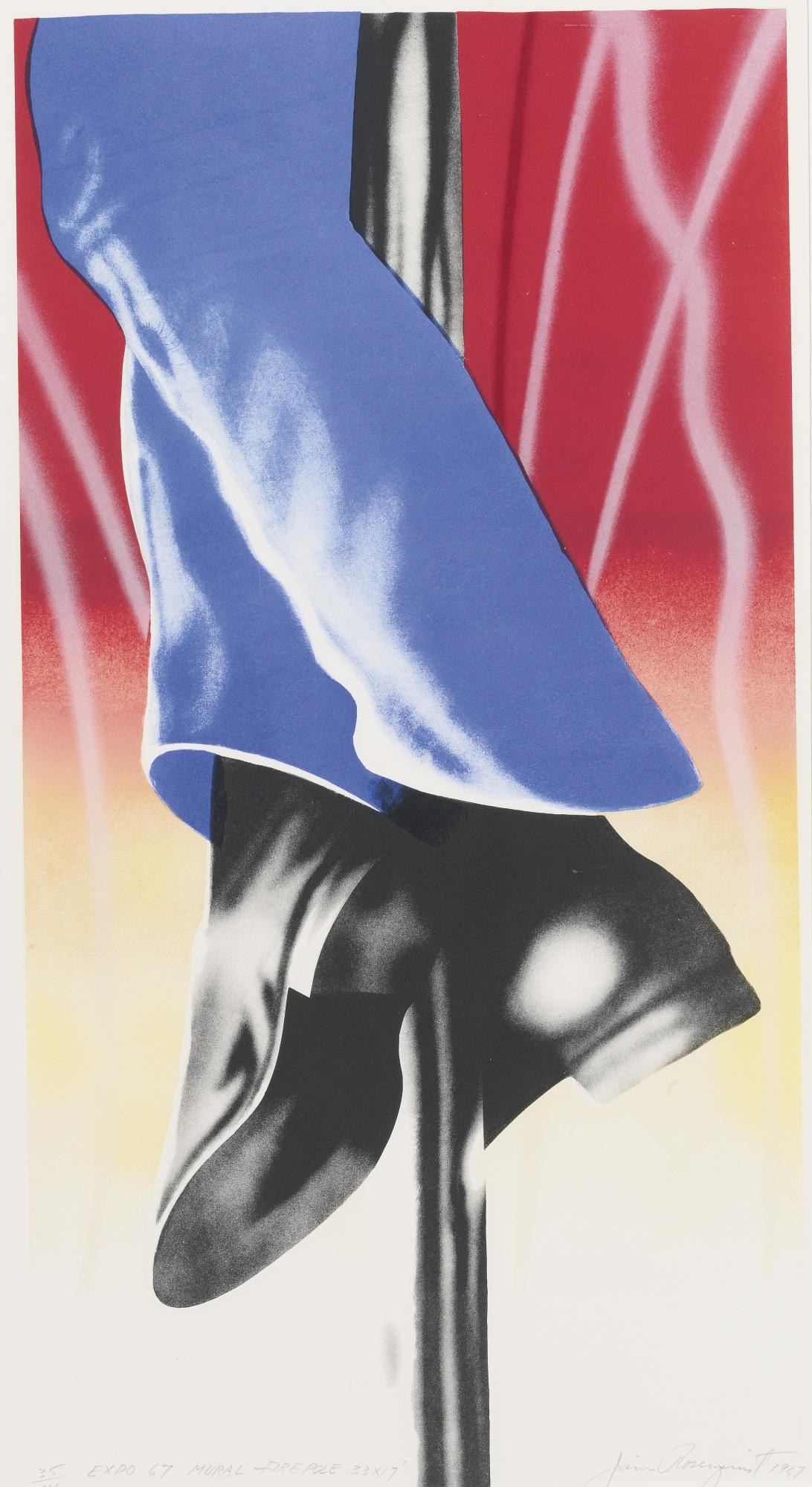 Expo 67 Mural - Firepole 33' X 17' (Glenn 17) by James Rosenquist | Art ...