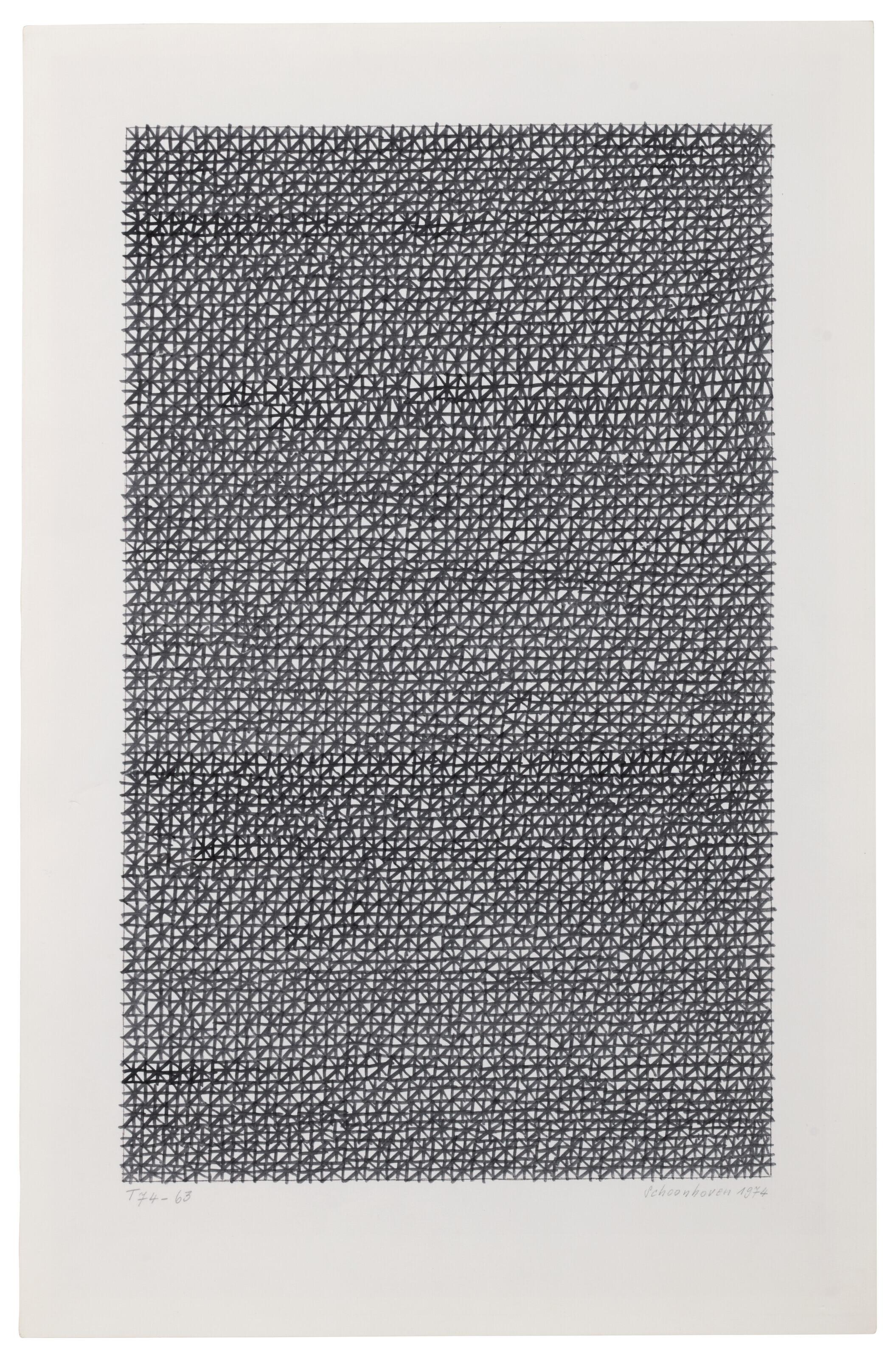 T74-63 by Jan Schoonhoven | Art.Salon