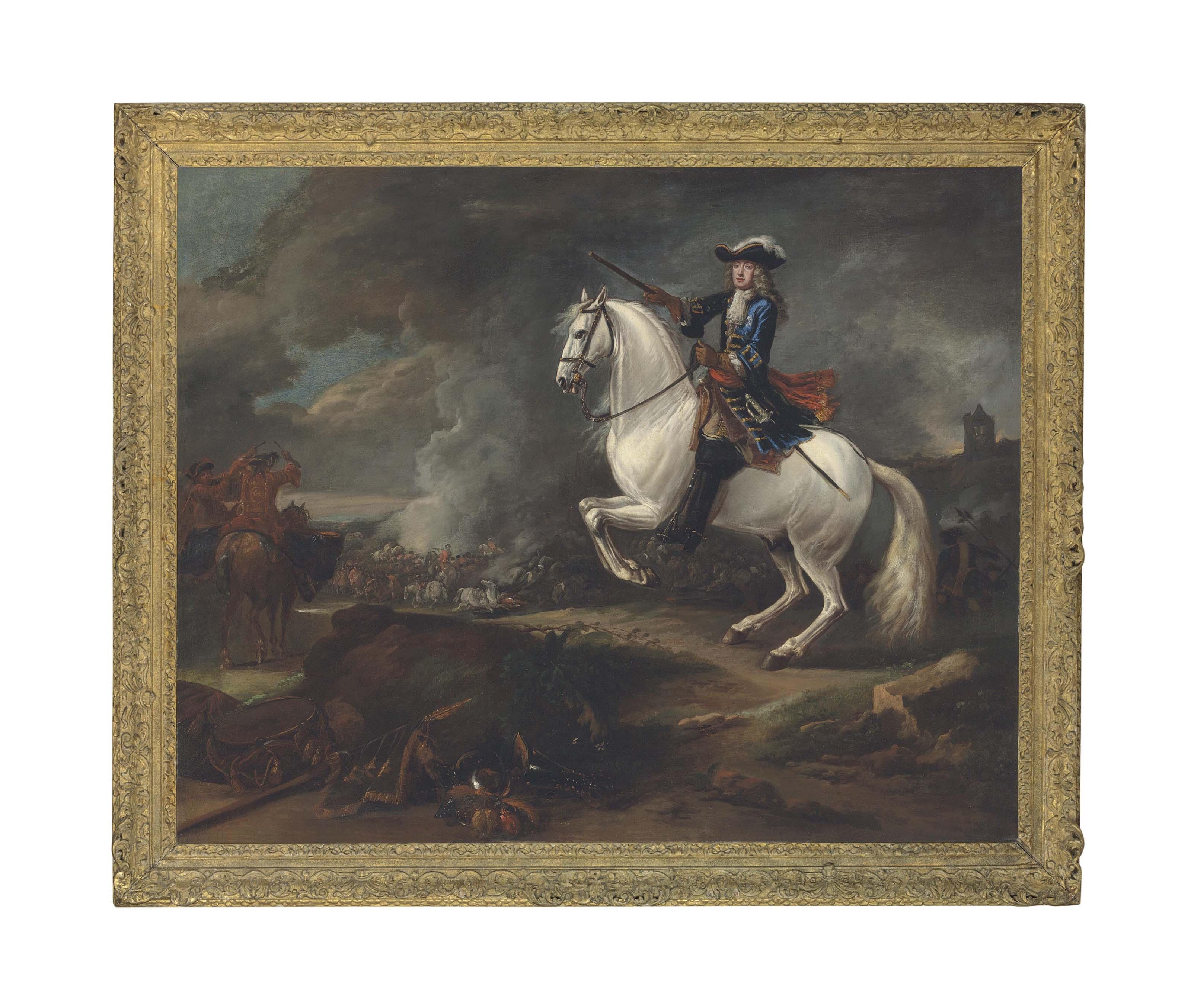 Equestrian portrait of a commander, possibly James Butler, 2nd Duke of ...