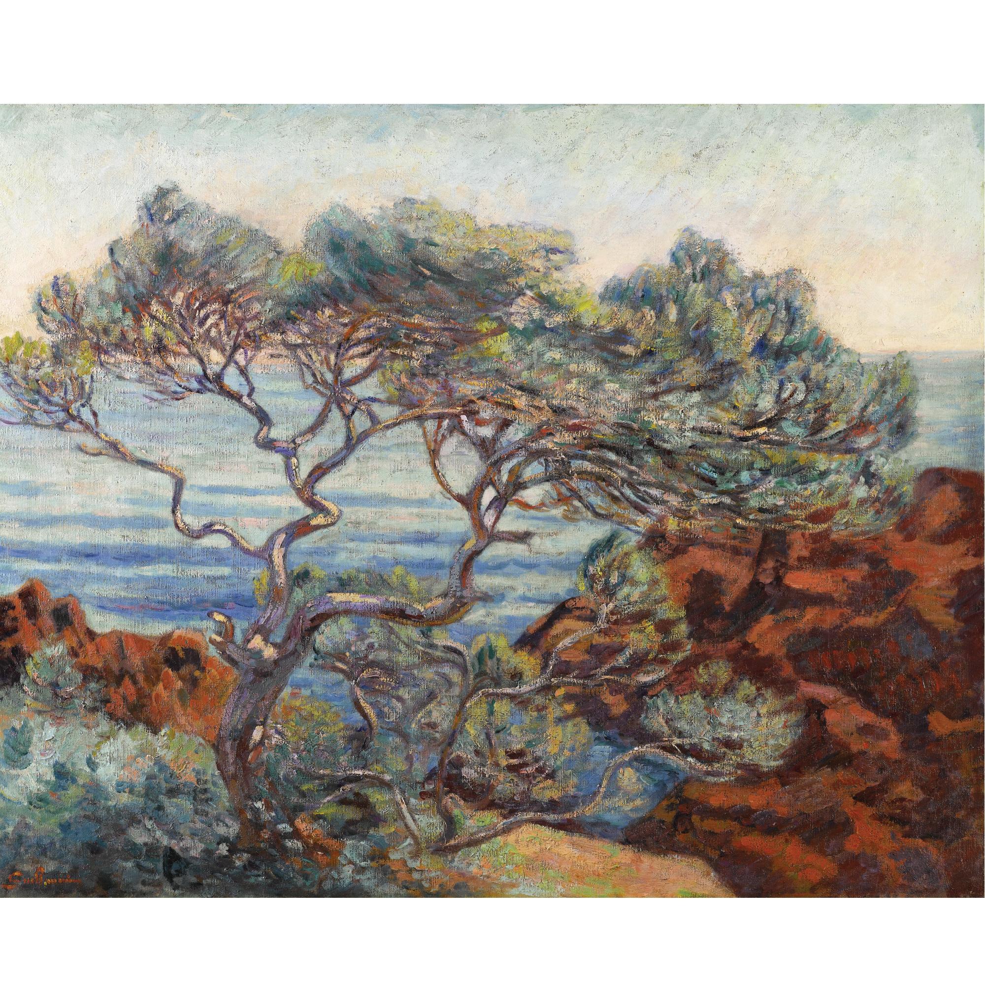 Les Rochers Rouges À 'Agay by Jean-Baptiste-Armand Guillaumin | Art.Salon