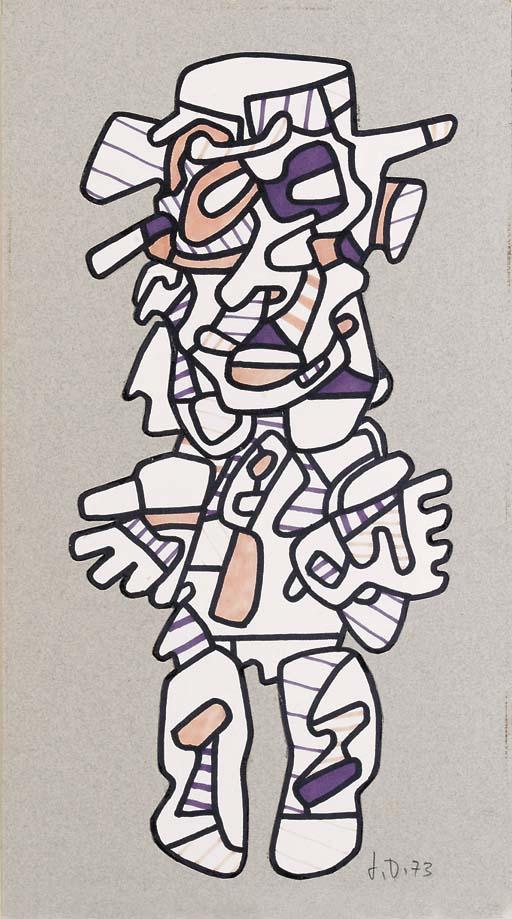Personnage by Jean Dubuffet | Art.Salon