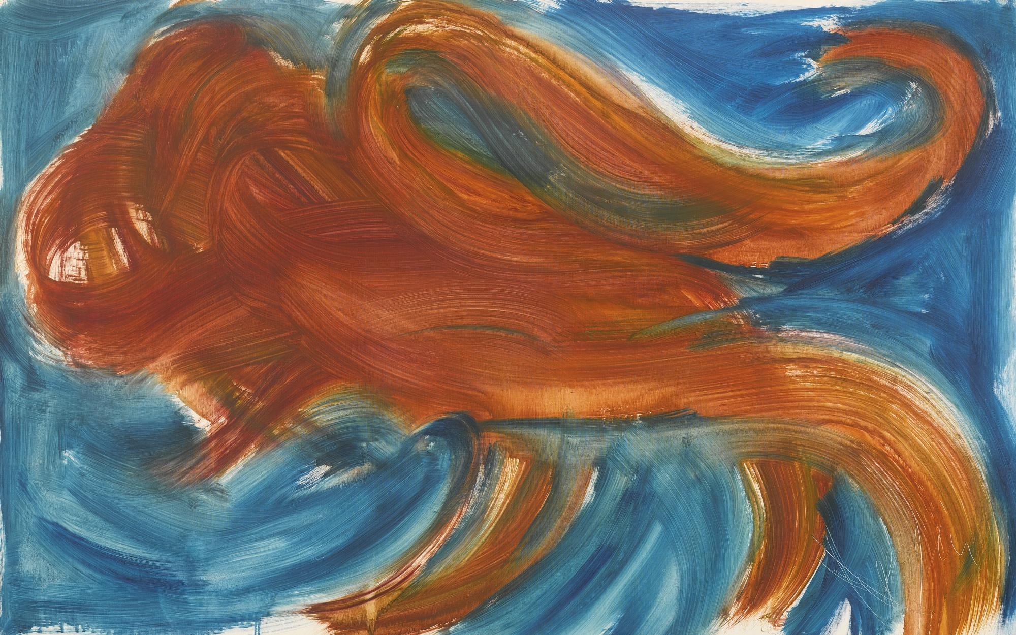 L'Arrivée Du 100 Metres by Jean Messagier | Art.Salon