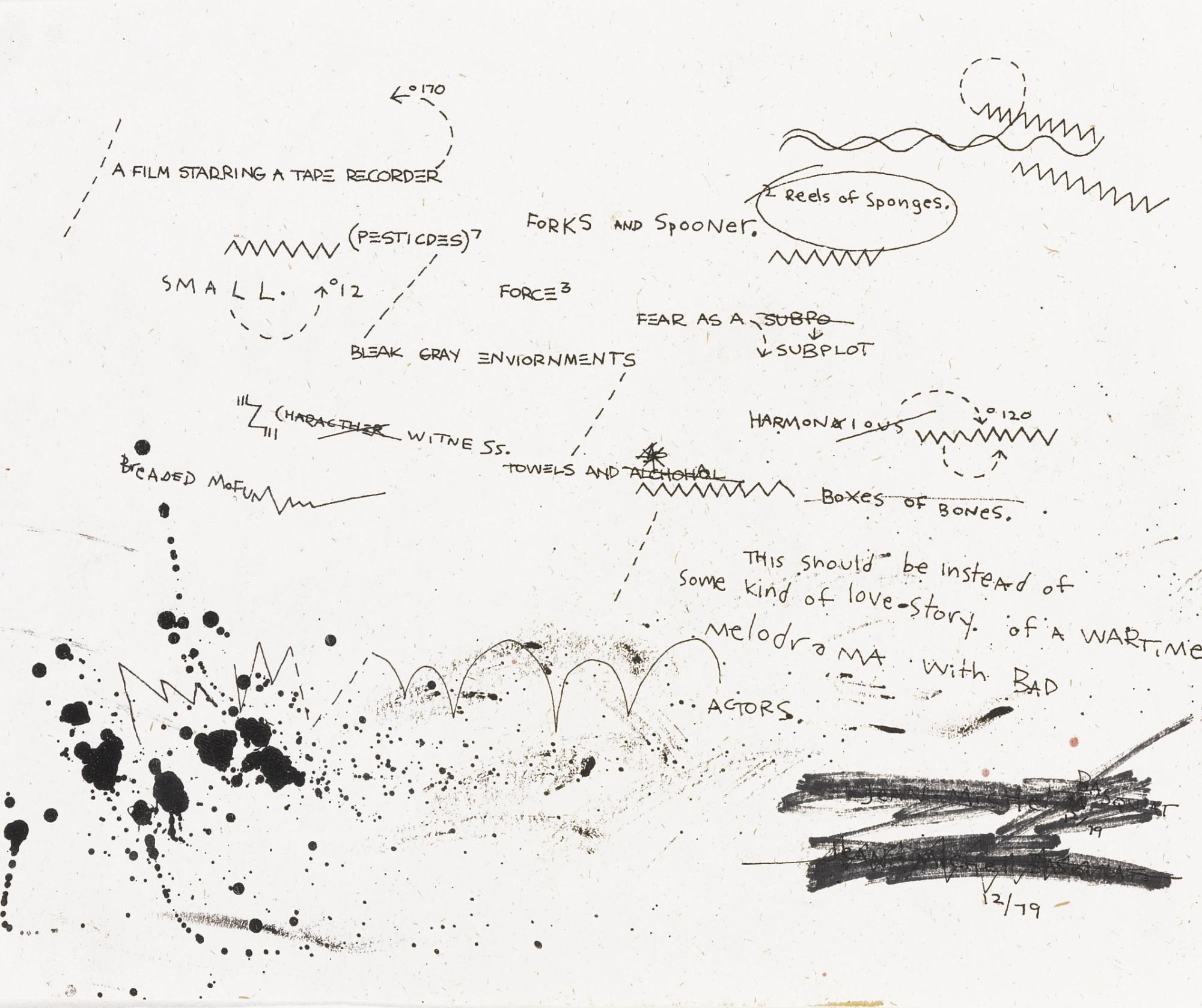 Untitled (Self Portrait In Words) by Jean-Michel Basquiat | Art.Salon