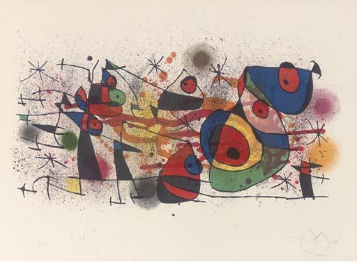 Céramiques, from Céramiques de Miro et Artigas (M. 928) by Joan Miro ...