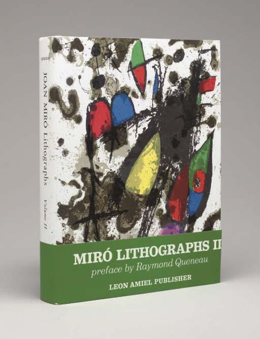 Joan Miró Lithographs [Vol. II], New York, Léon Amiel Publisher, 1975 ...