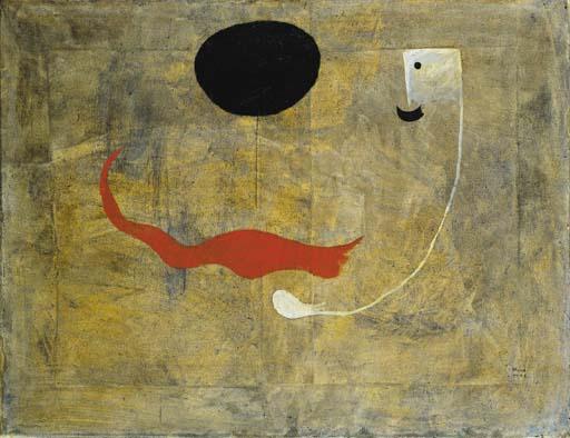 Peinture (L'homme à la moustache) by Joan Miró | Art.Salon