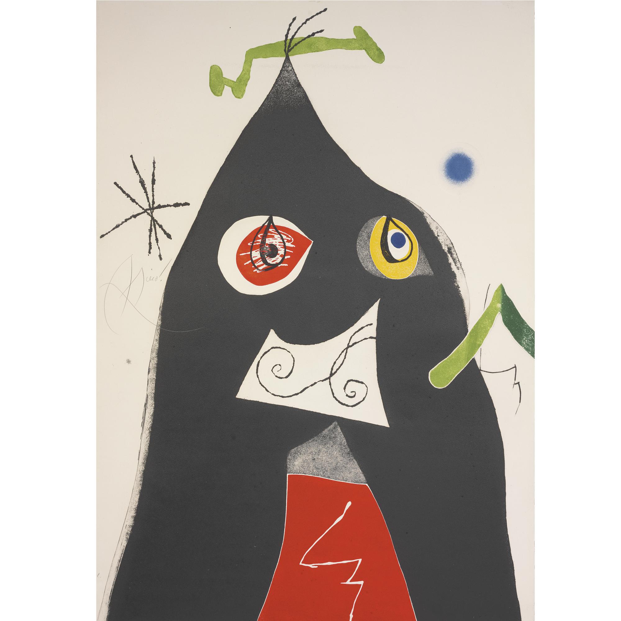 Quatre Colors Aparien El Món: One Plate (D. 822) by Joan Miró | Art.Salon