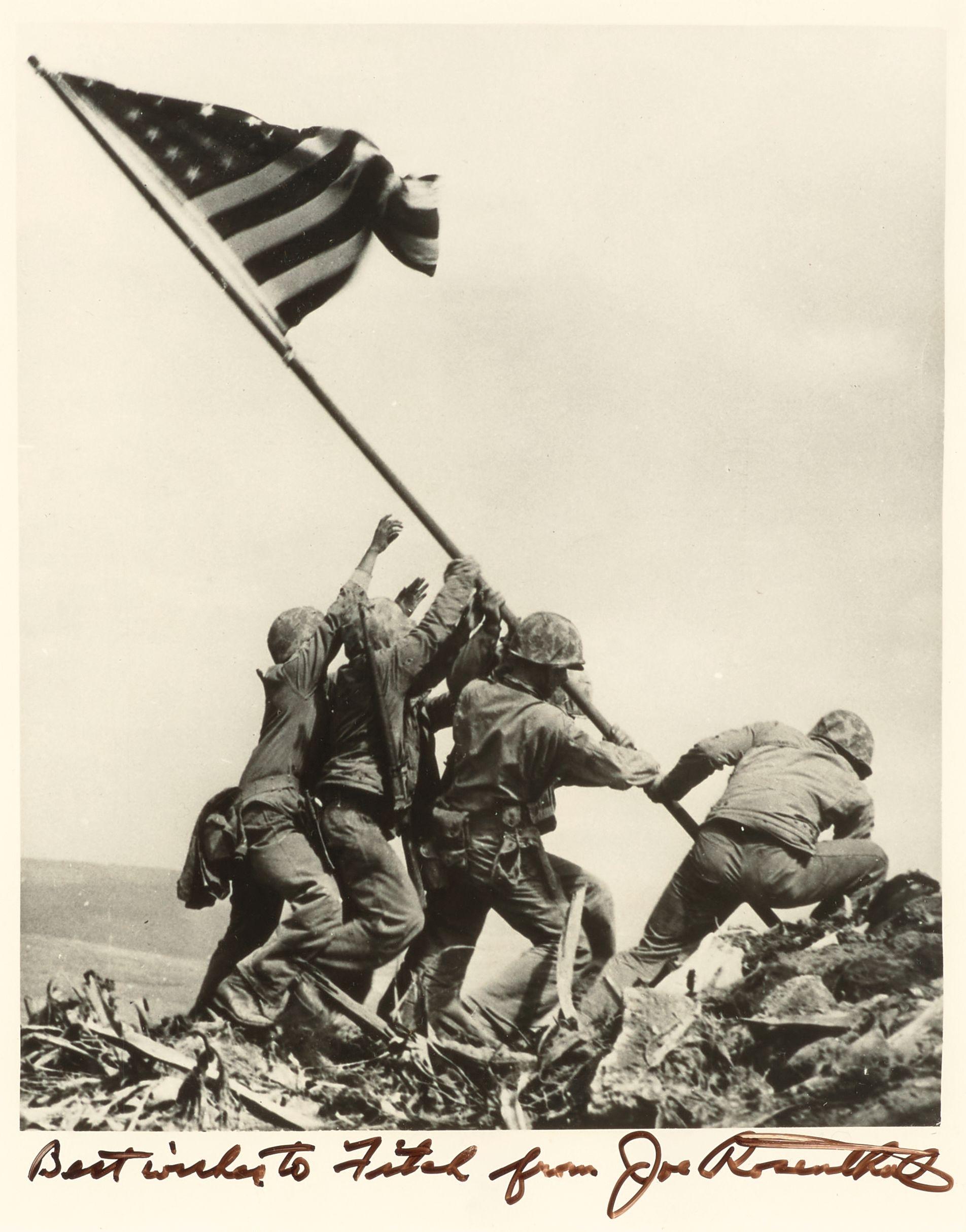 'Raising the Flag at Iwo Jima' and Selected Images of World War II by ...