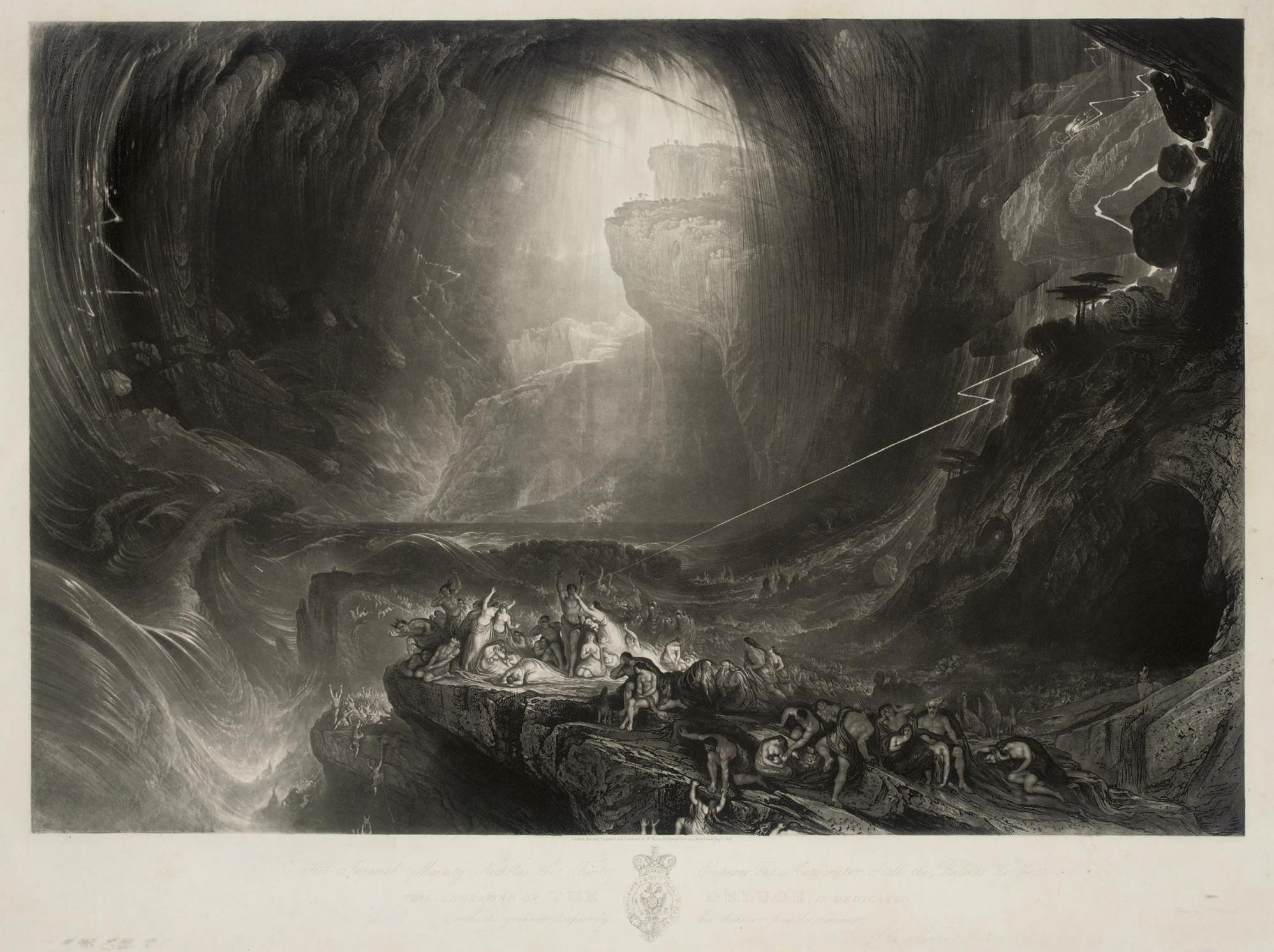 The Deluge; and The Eve of The Deluge by John Martin, R.A. | Art.Salon