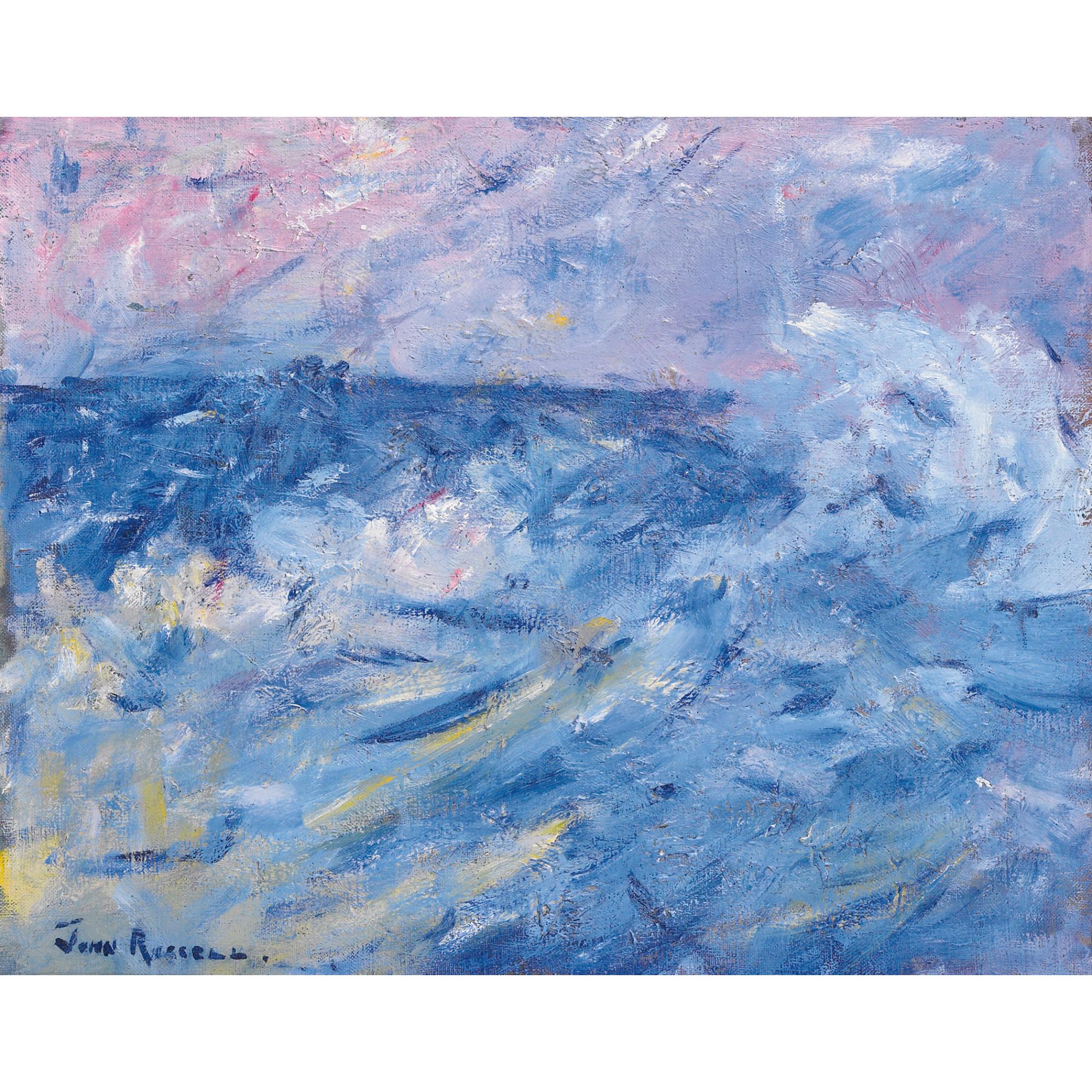 Australian Stormy Sky And Sea, Belle-Ile, Off Brittany by John Peter ...