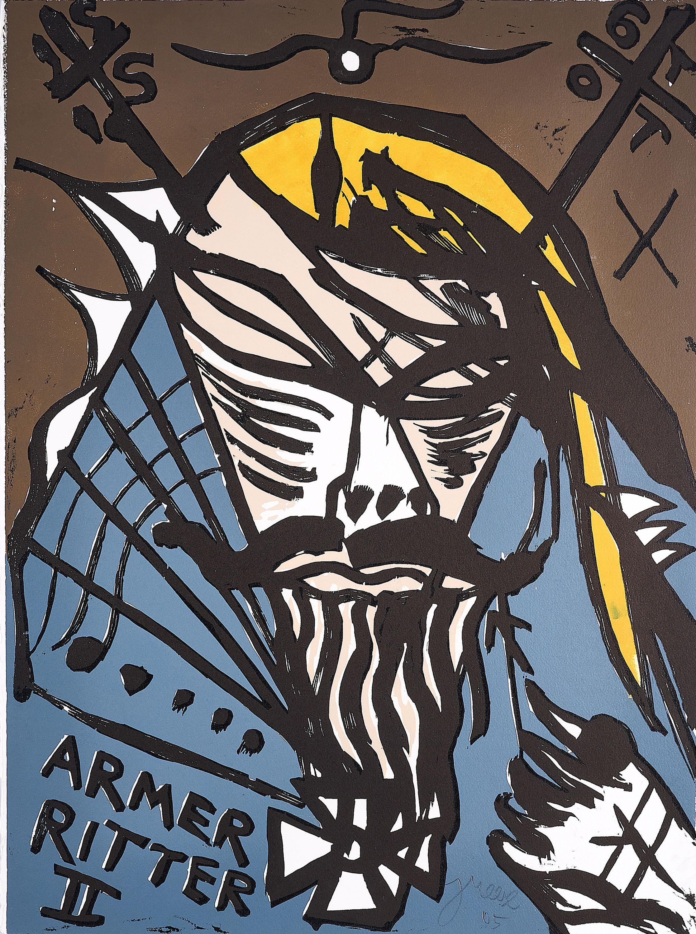 Siegfried im Turmzimmer. by Jonathan Meese | Art.Salon